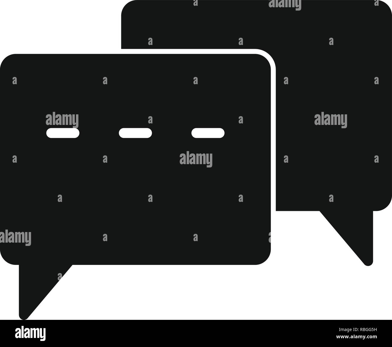 Vector Conversation Icon Stock Vector Image & Art - Alamy