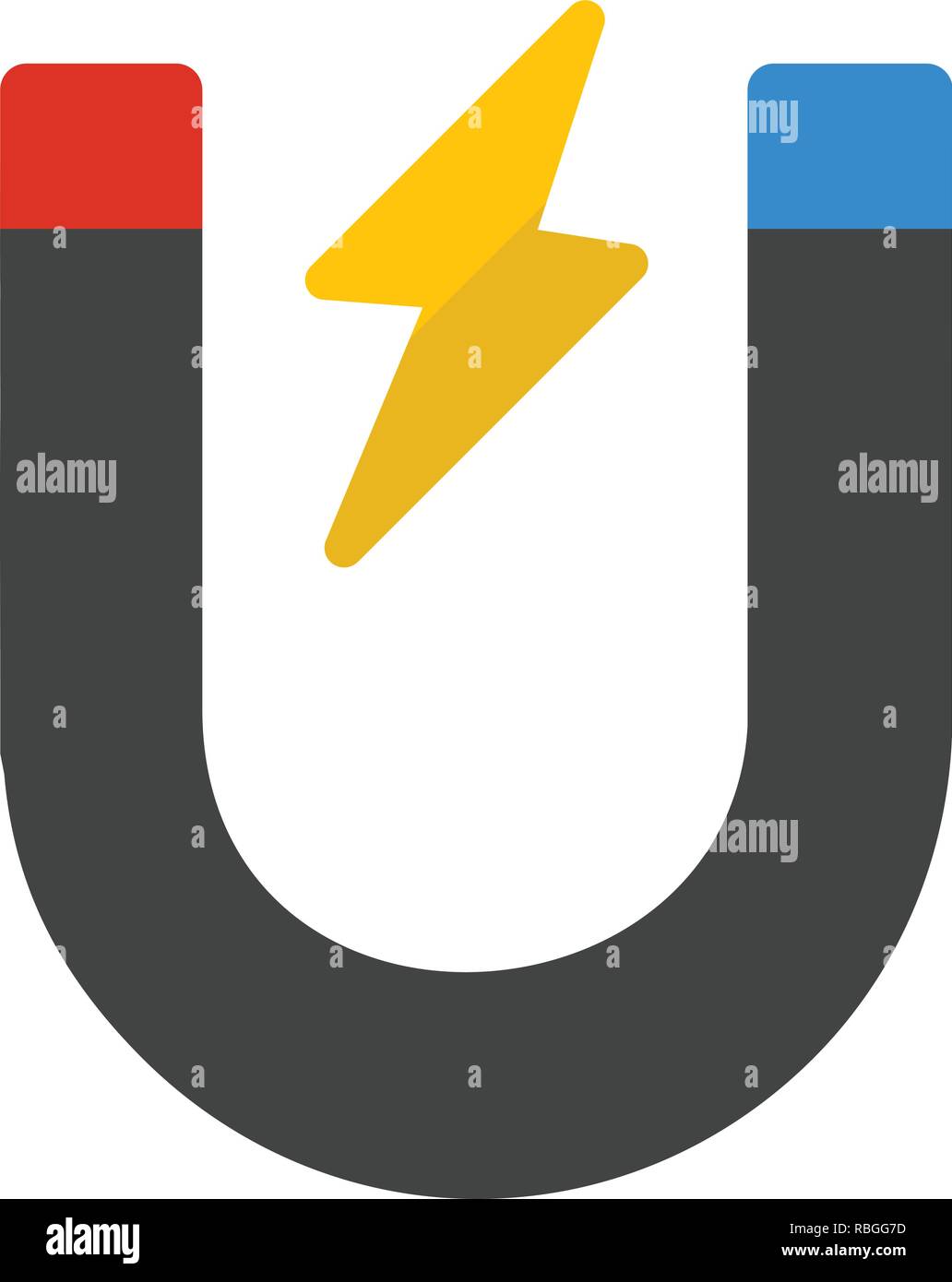 Vector Magnet Icon Stock Vector Image & Art - Alamy