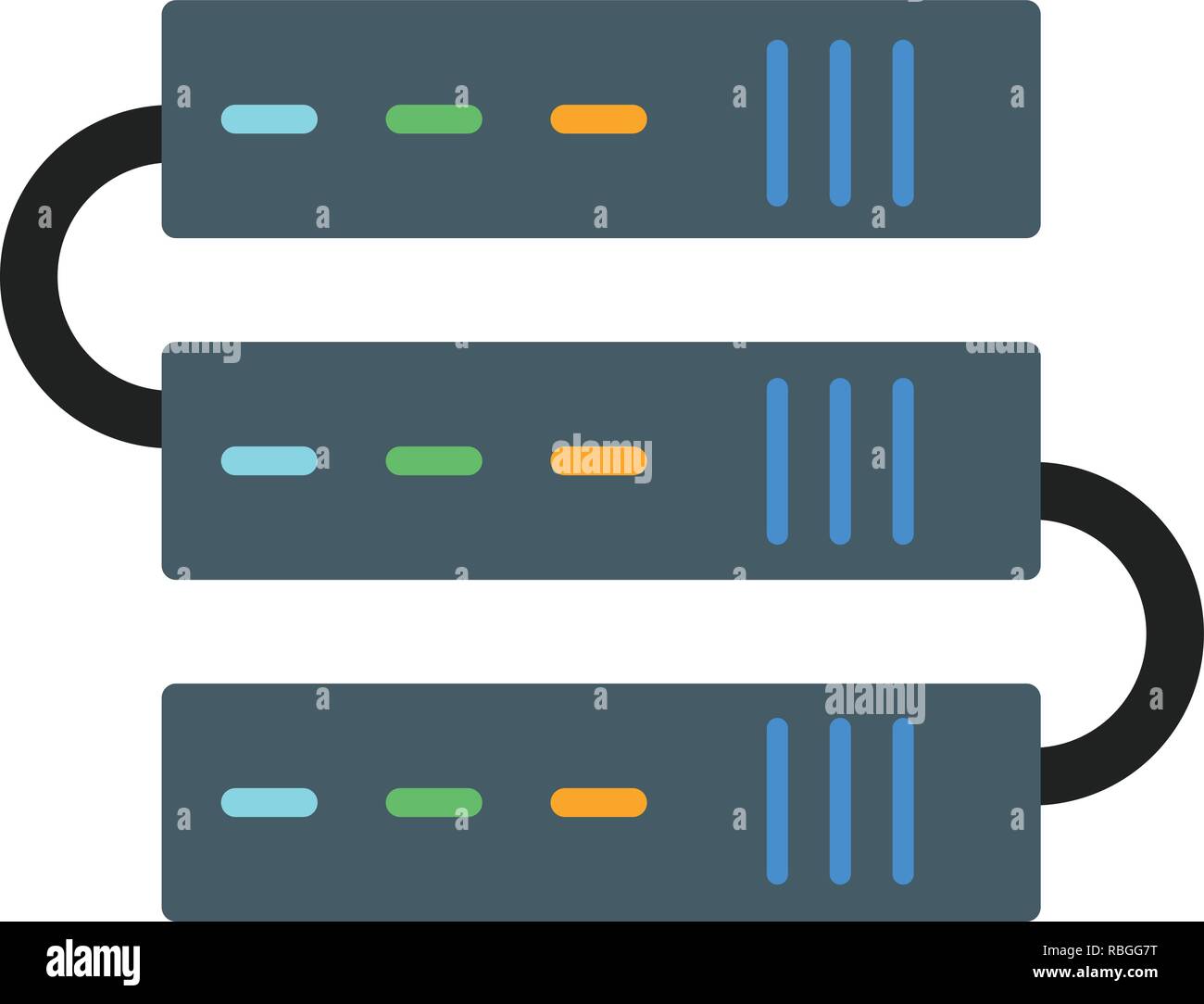 Vector Servers Icon Stock Vector Image & Art - Alamy