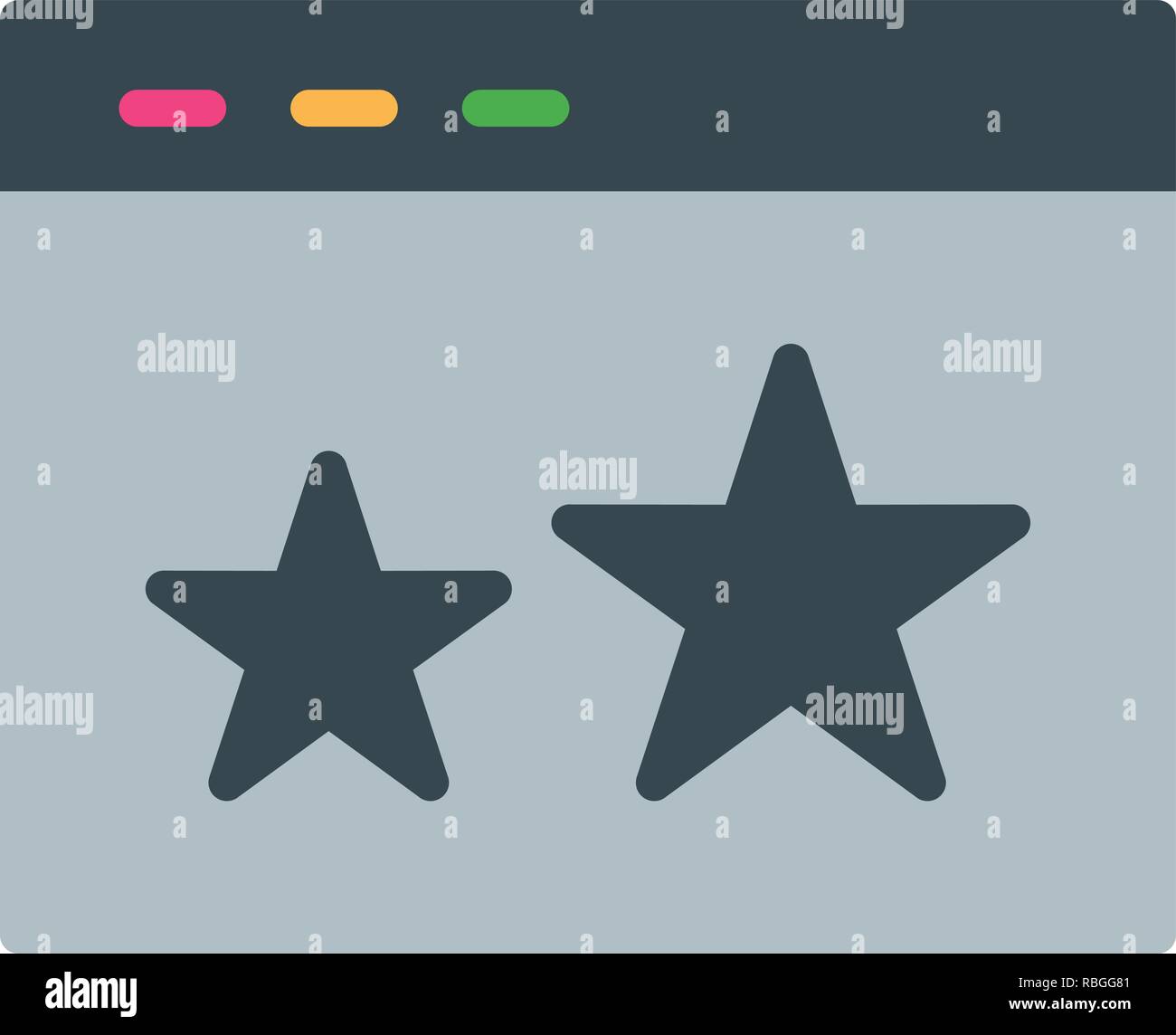 Vector Starred Icon Stock Vector Image & Art - Alamy