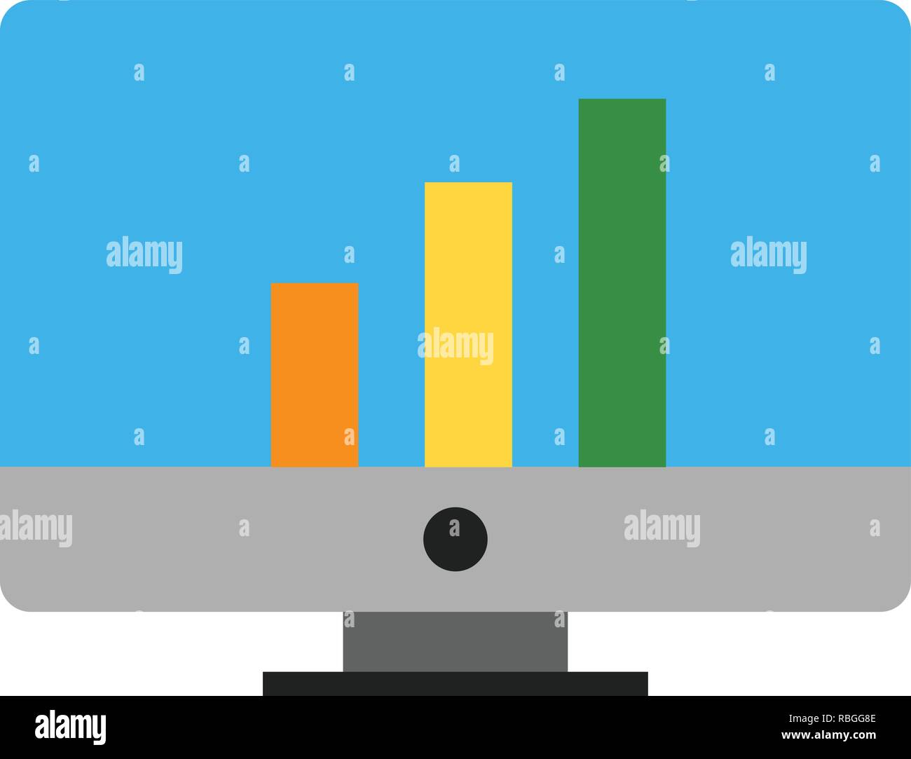 Vector Stats Icon Stock Vector Image & Art - Alamy