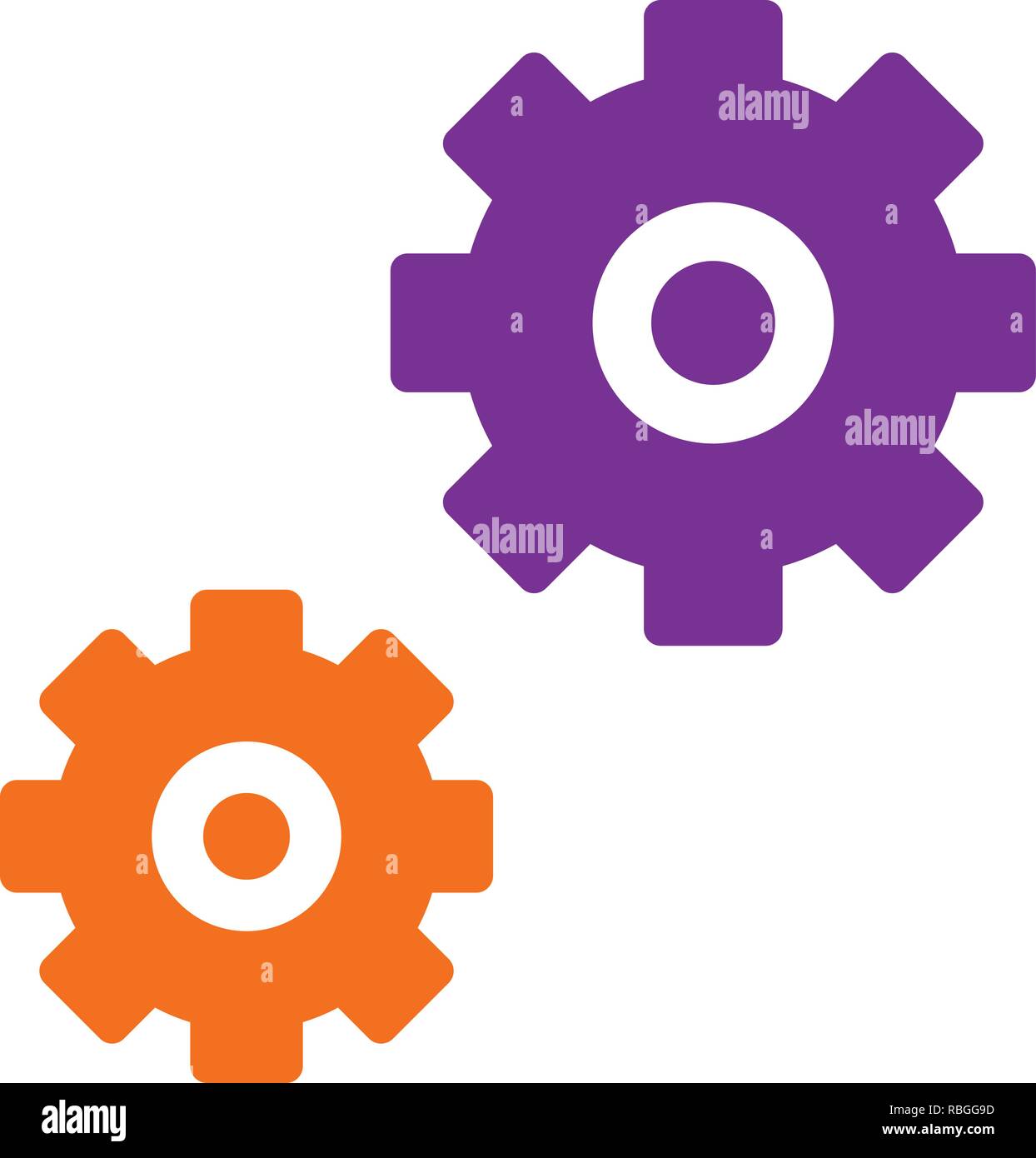 Vector Settings Icon Stock Vector Image & Art - Alamy