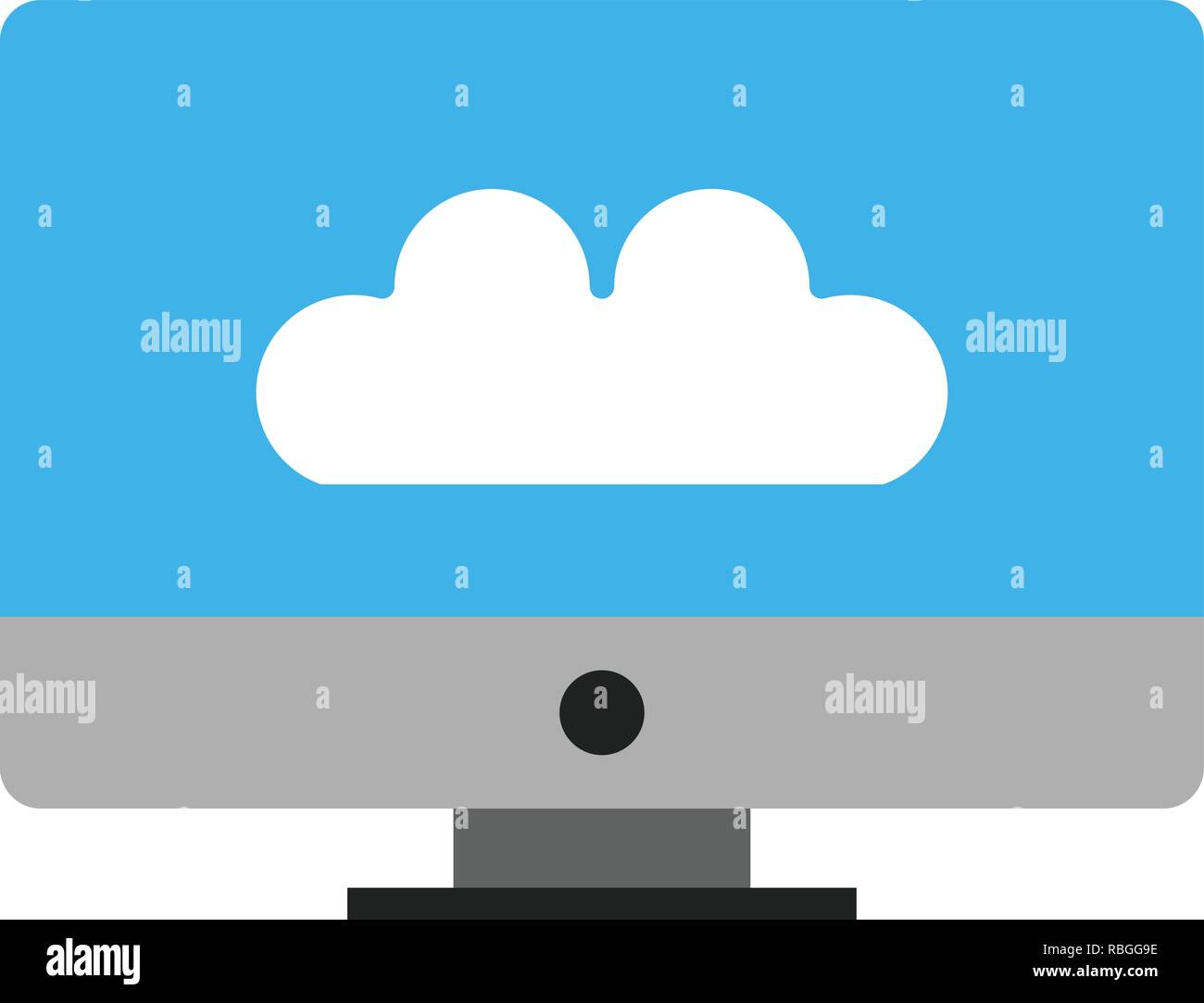 Vector Connected to Cloud Icon Stock Vector Image & Art - Alamy