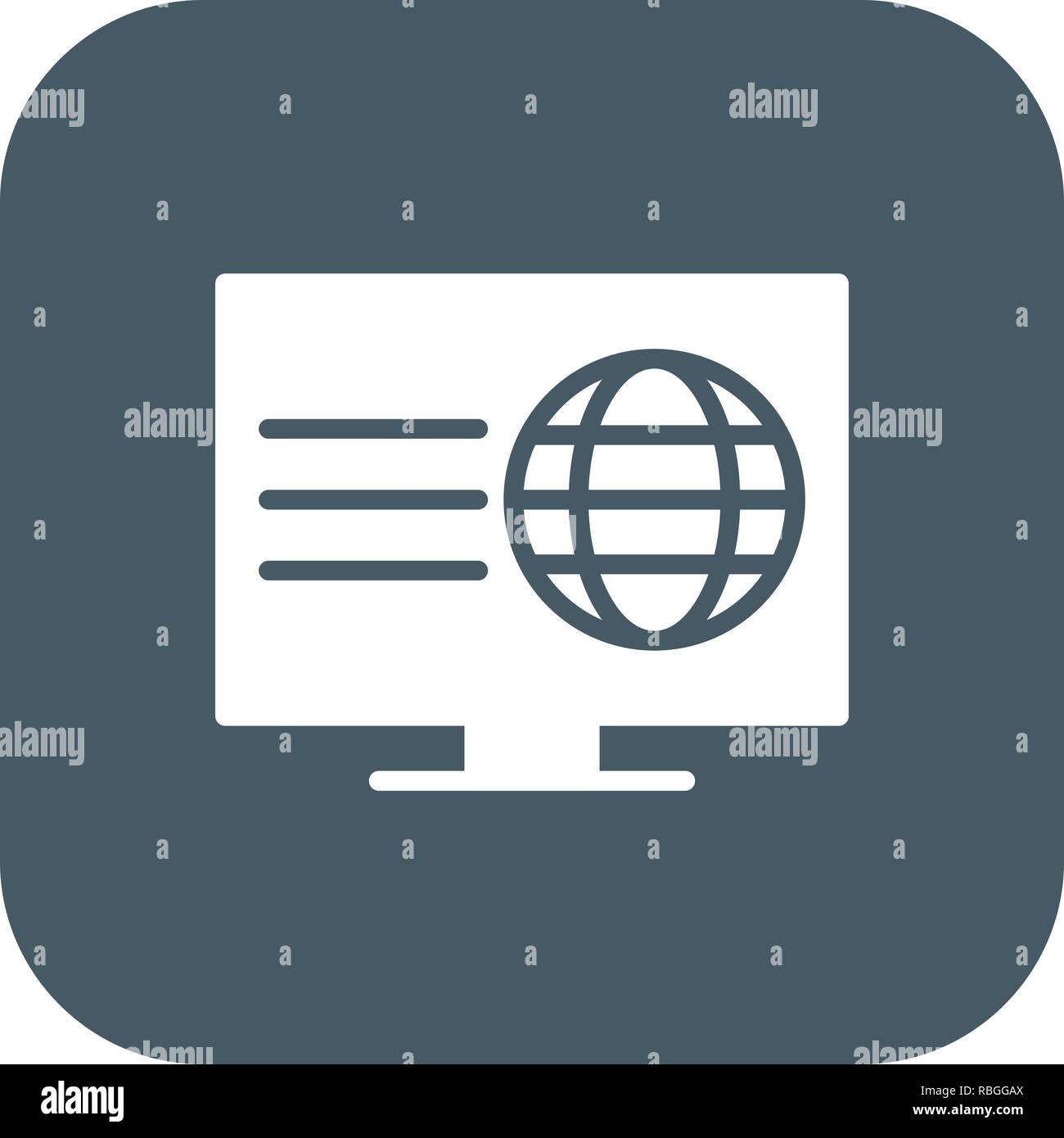 Vector Webpage Icon Stock Vector Image & Art - Alamy