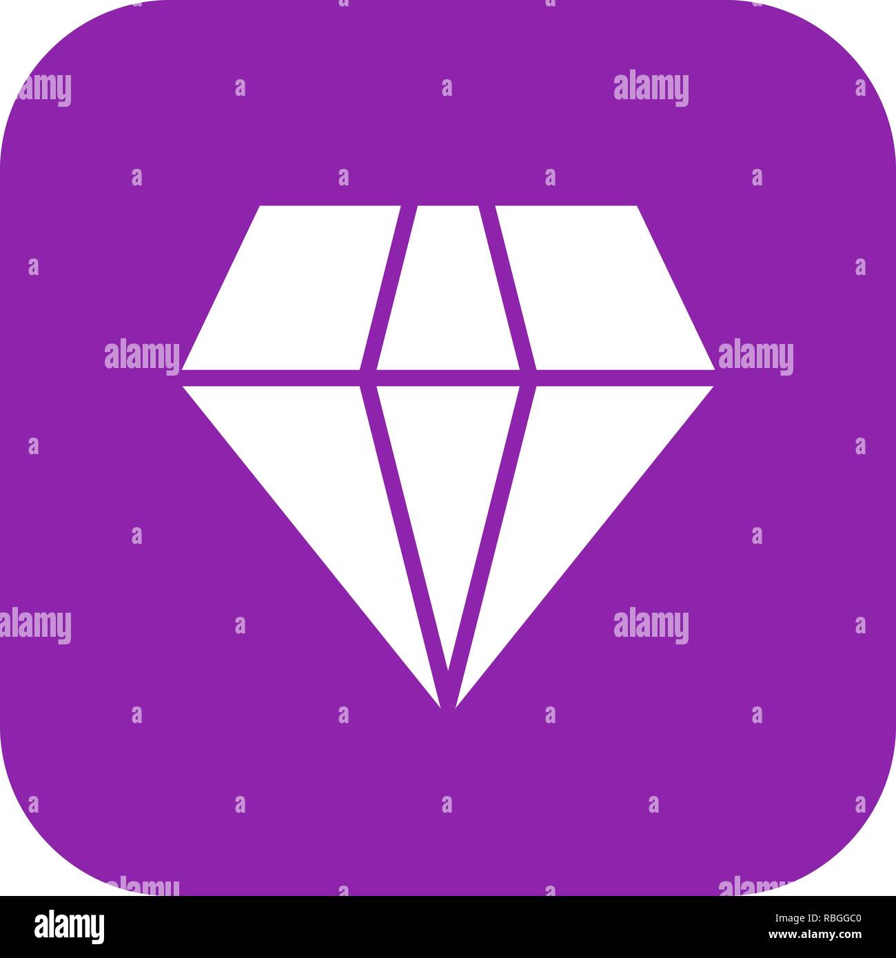 Vector Diamond Icon Stock Vector Image & Art - Alamy