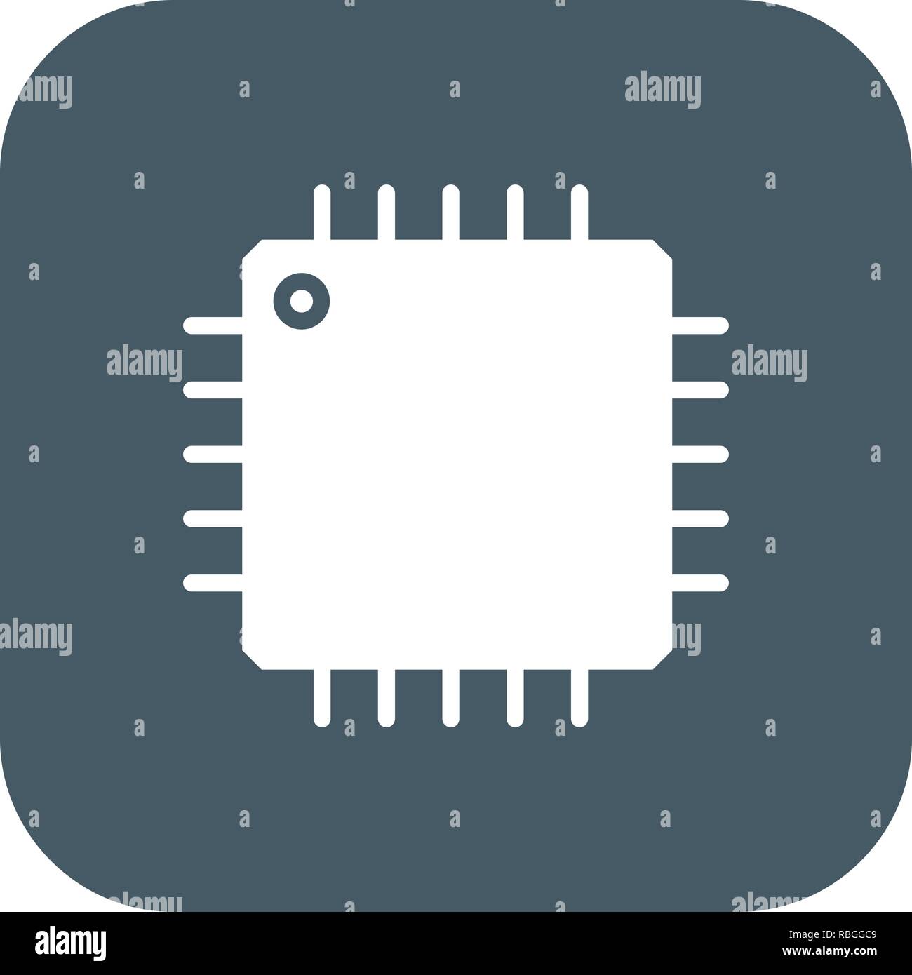 Vector Processor Icon Stock Vector Image & Art - Alamy