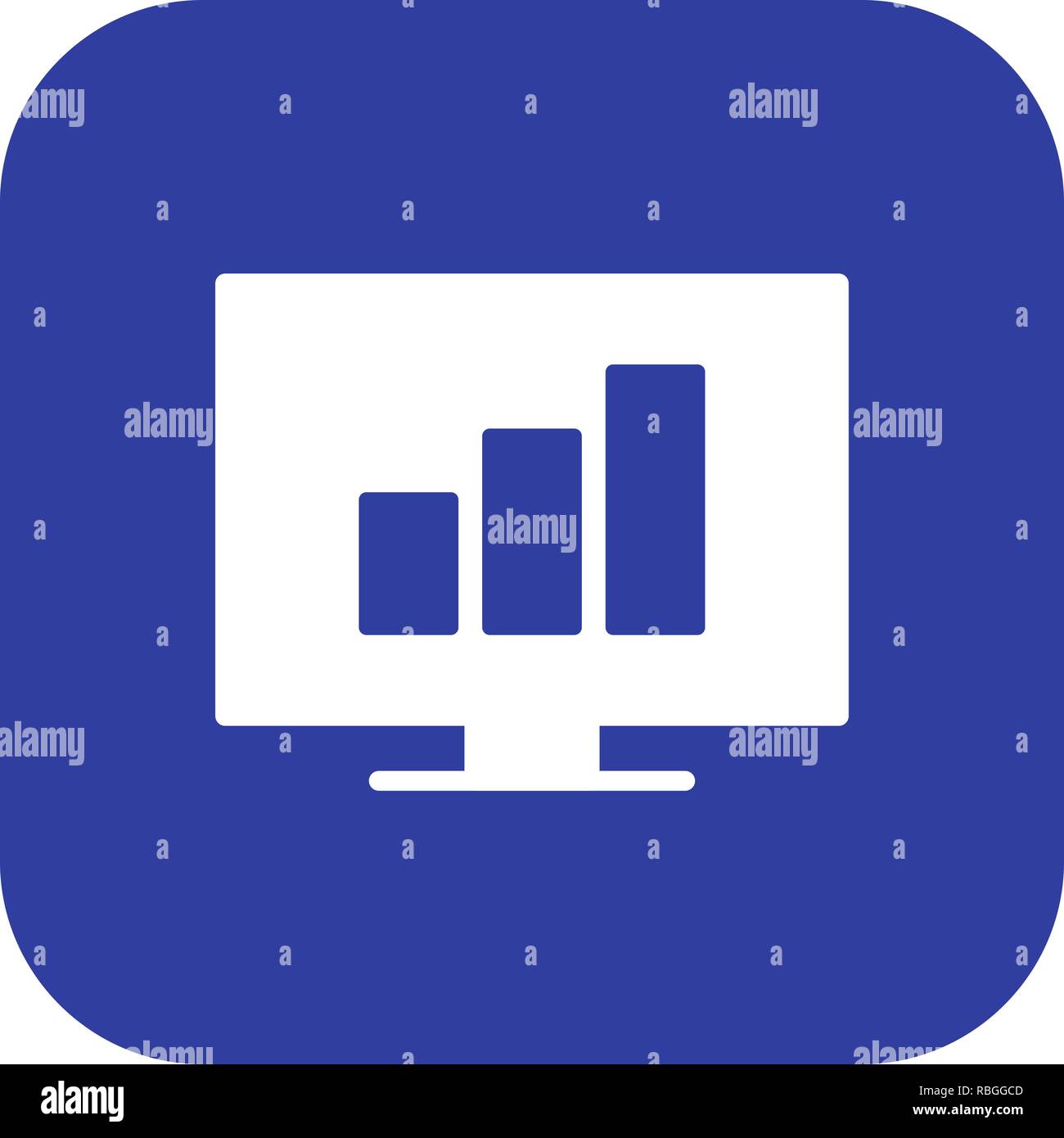 Vector Stats Icon Stock Vector Image & Art - Alamy