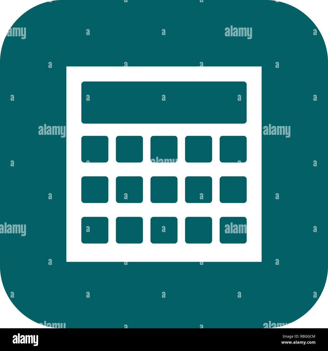 Vector Calculation Icon Stock Vector Image & Art - Alamy