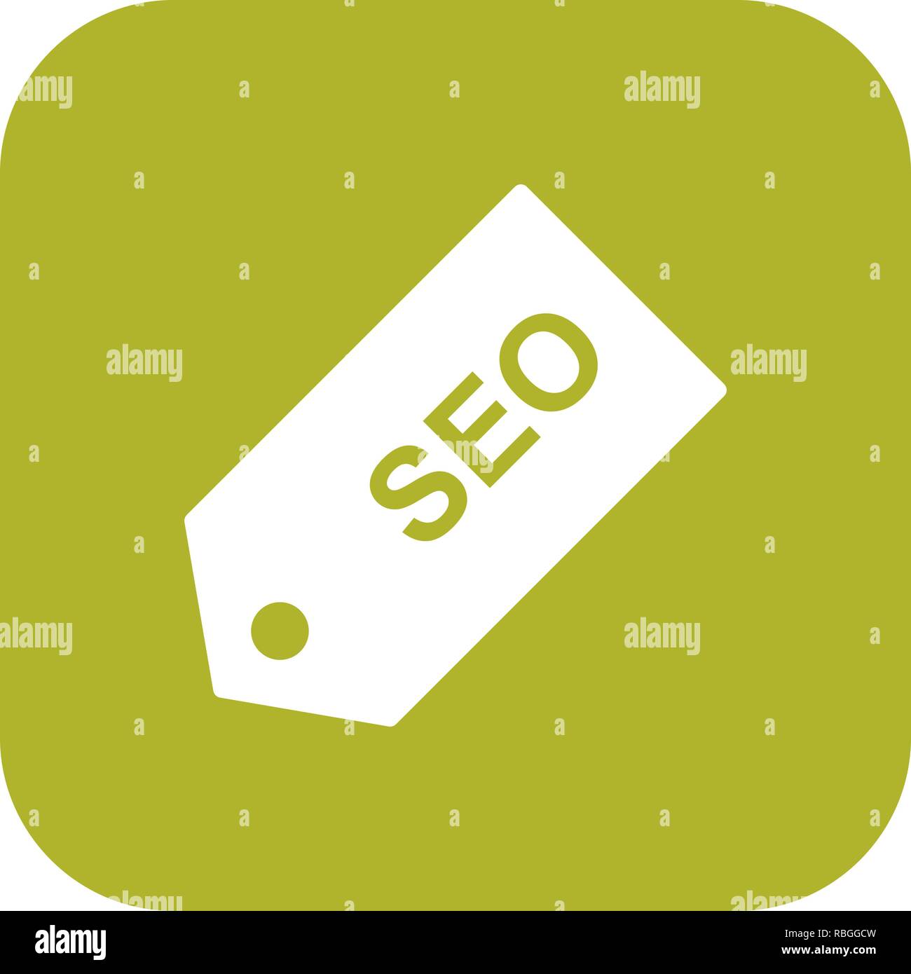 Vector SEO Tag Icon Stock Vector Image & Art - Alamy