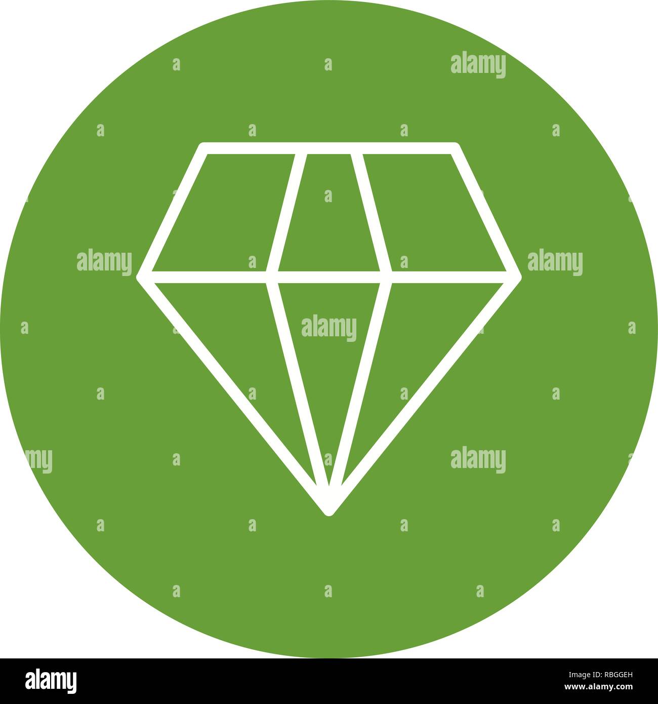 Vector Diamond Icon Stock Vector Image & Art - Alamy