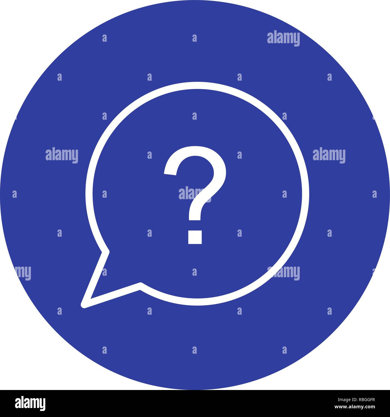 Vector Question Icon Stock Vector Image & Art - Alamy