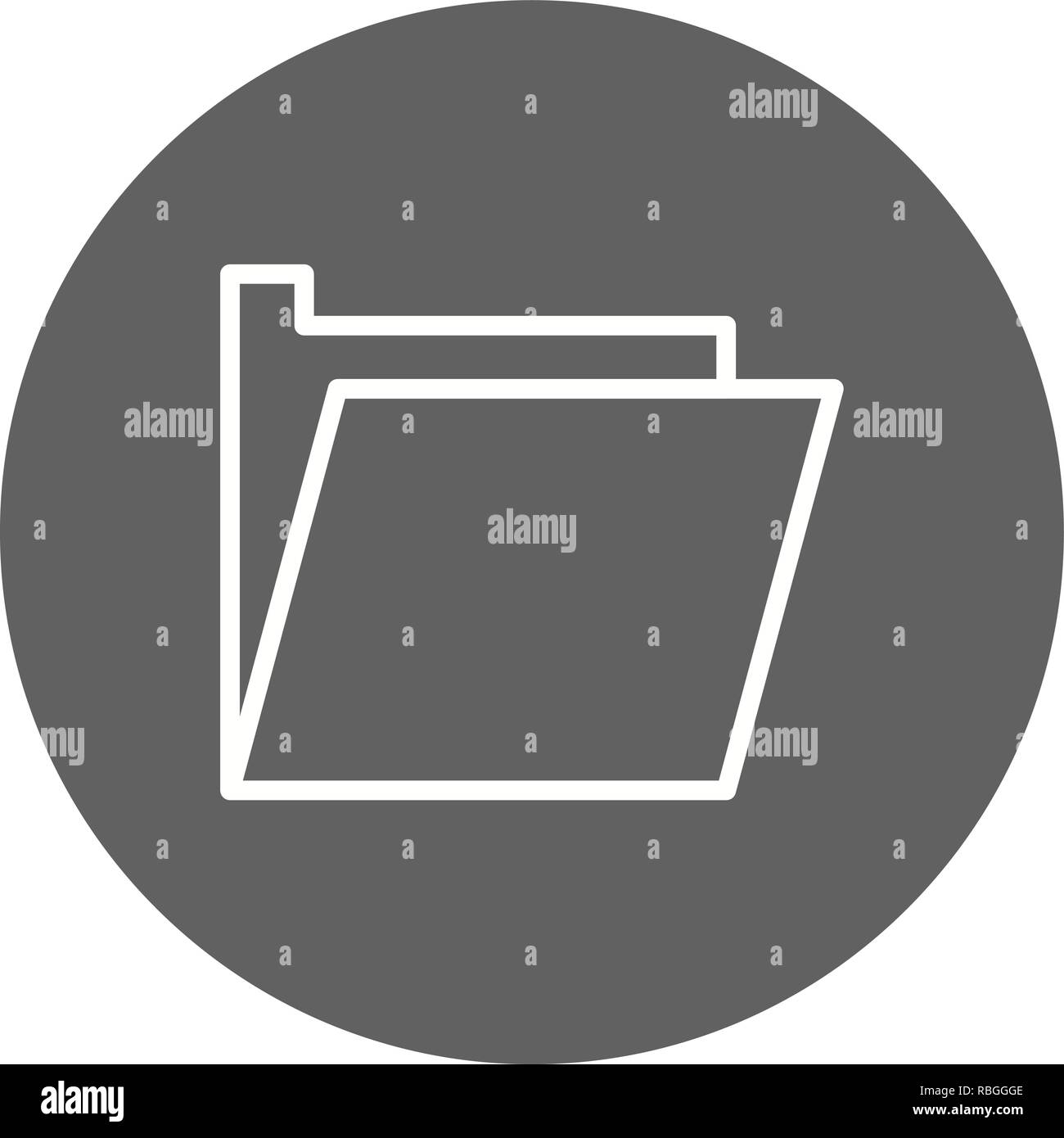 Vector Folder Icon Stock Vector Image & Art - Alamy