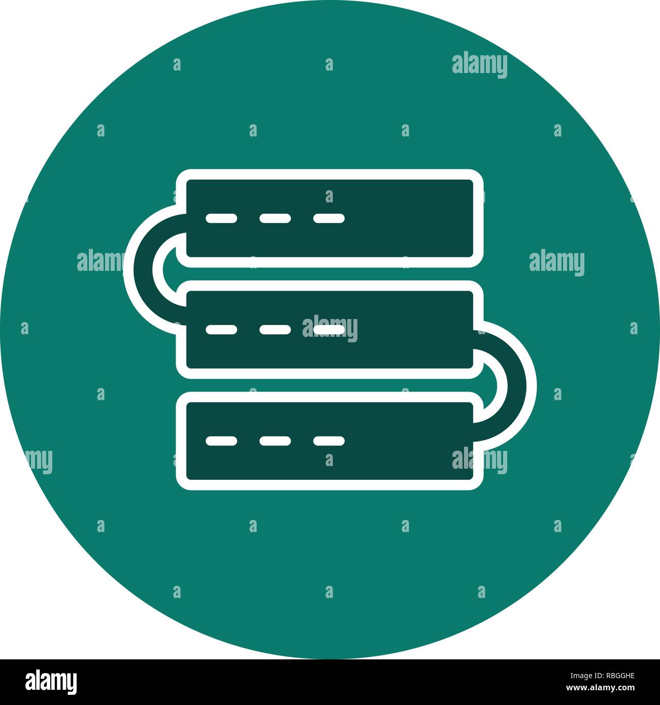 Network servers illustration vector Stock Vector Images - Alamy
