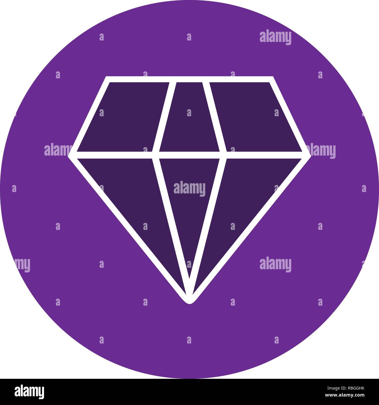 Vector Diamond Icon Stock Vector Image & Art - Alamy
