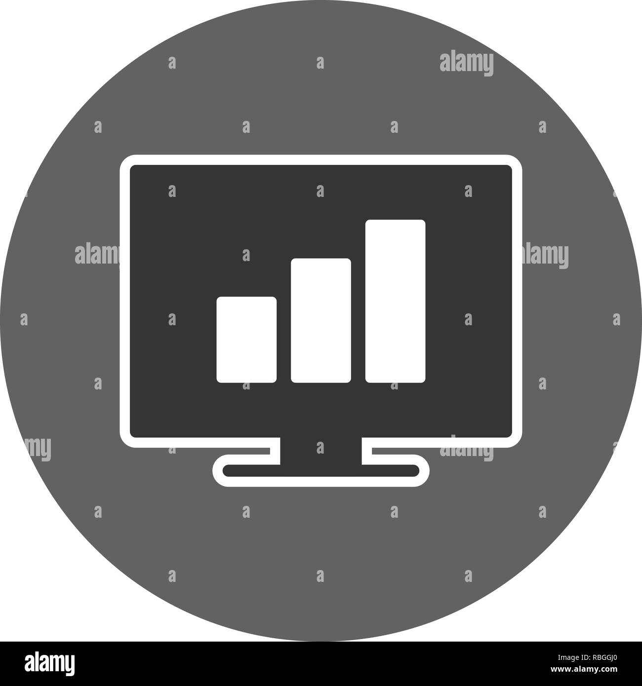 Vector Stats Icon Stock Vector Image & Art - Alamy