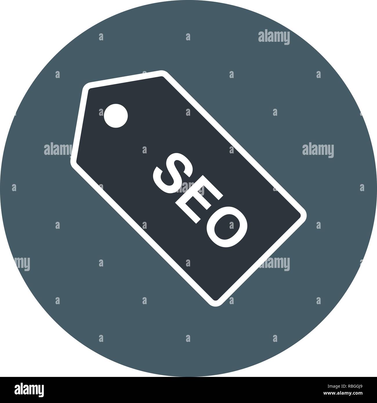 Vector SEO Tag Icon Stock Vector Image & Art - Alamy