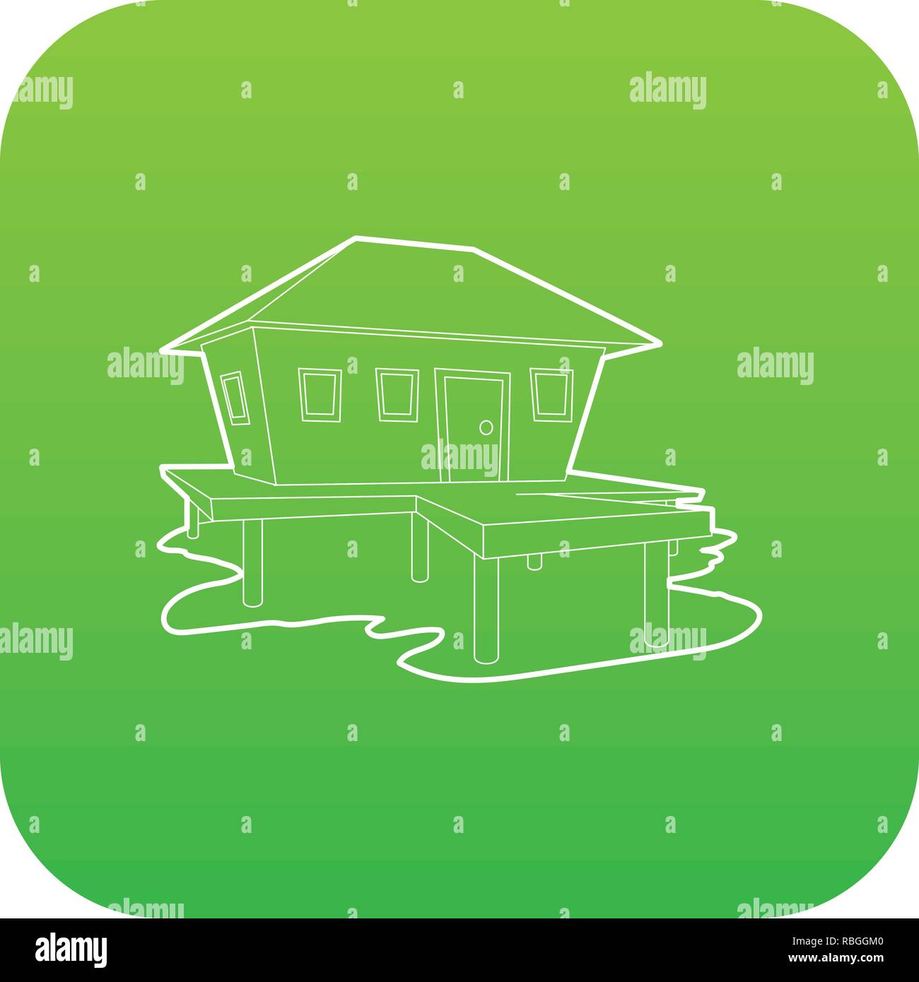 Hawaiian Village Stock Vector Images - Alamy