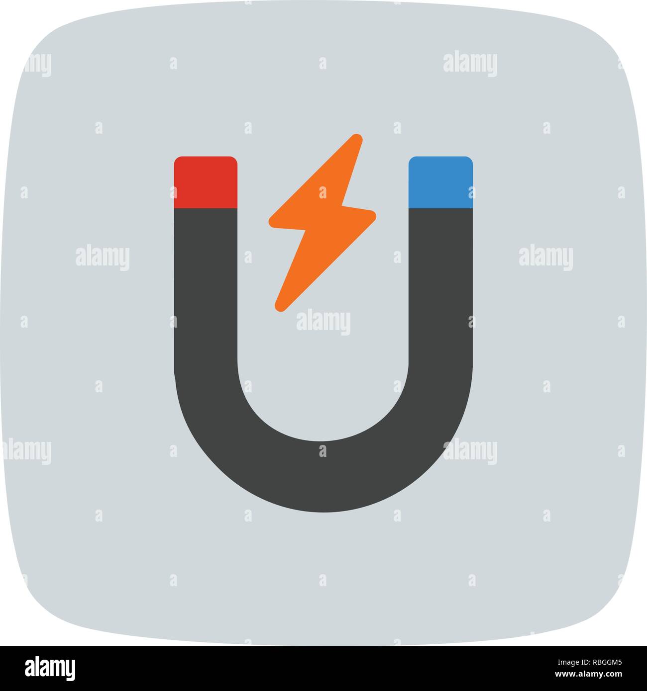 Vector Magnet Icon Stock Vector Image & Art - Alamy