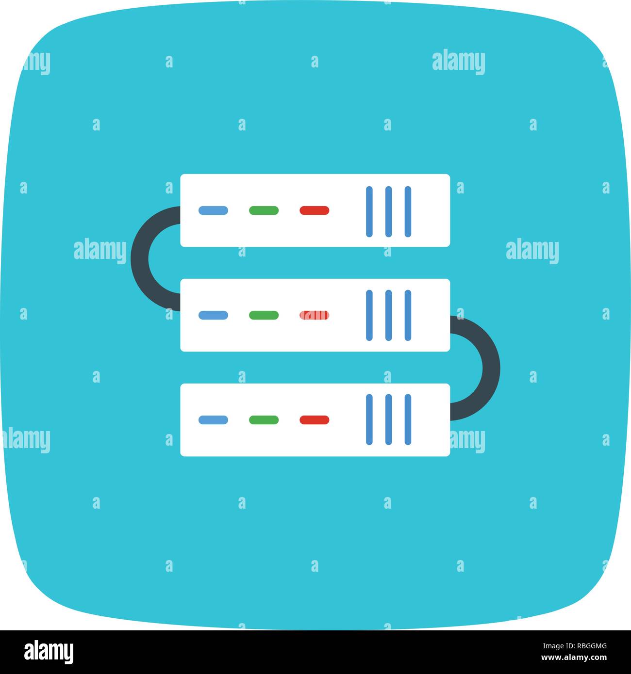 Vector Servers Icon Stock Vector Image & Art - Alamy