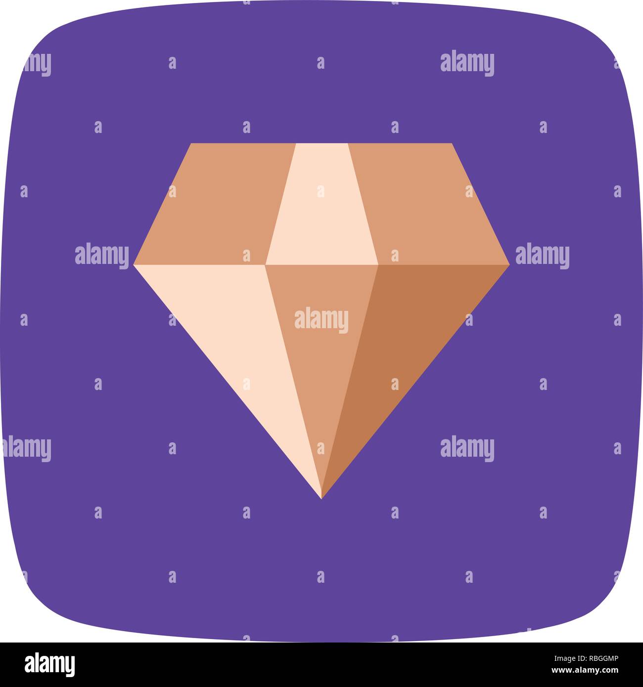 Vector Diamond Icon Stock Vector Image & Art - Alamy