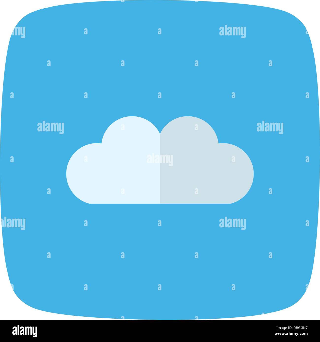 Vector Cloud Icon Stock Vector Image & Art - Alamy