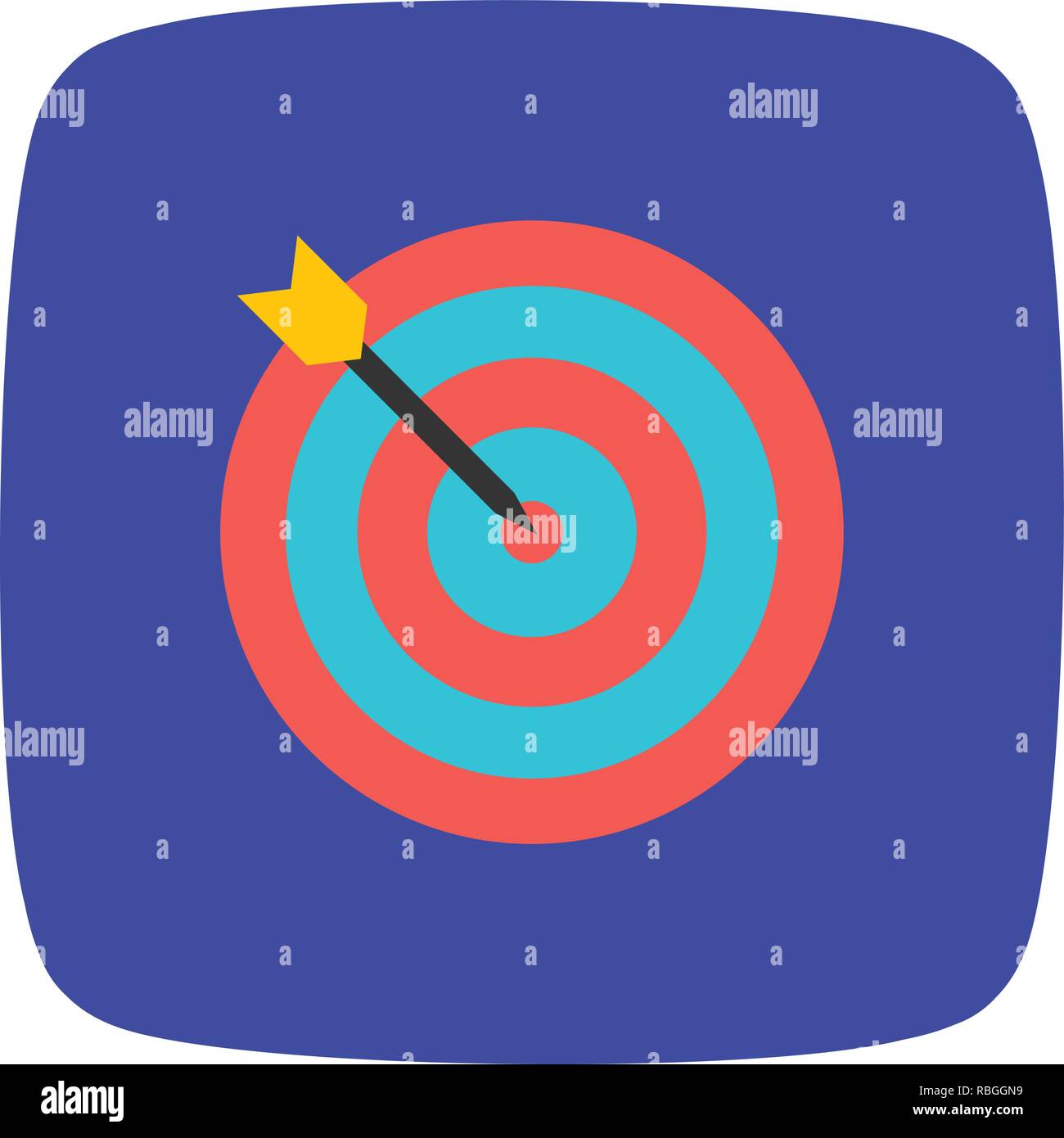 Vector Target Icon Stock Vector Image & Art - Alamy