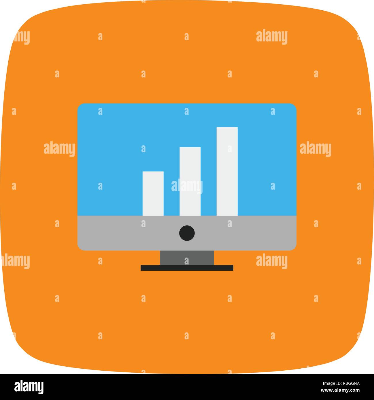 Vector Stats Icon Stock Vector Image & Art - Alamy