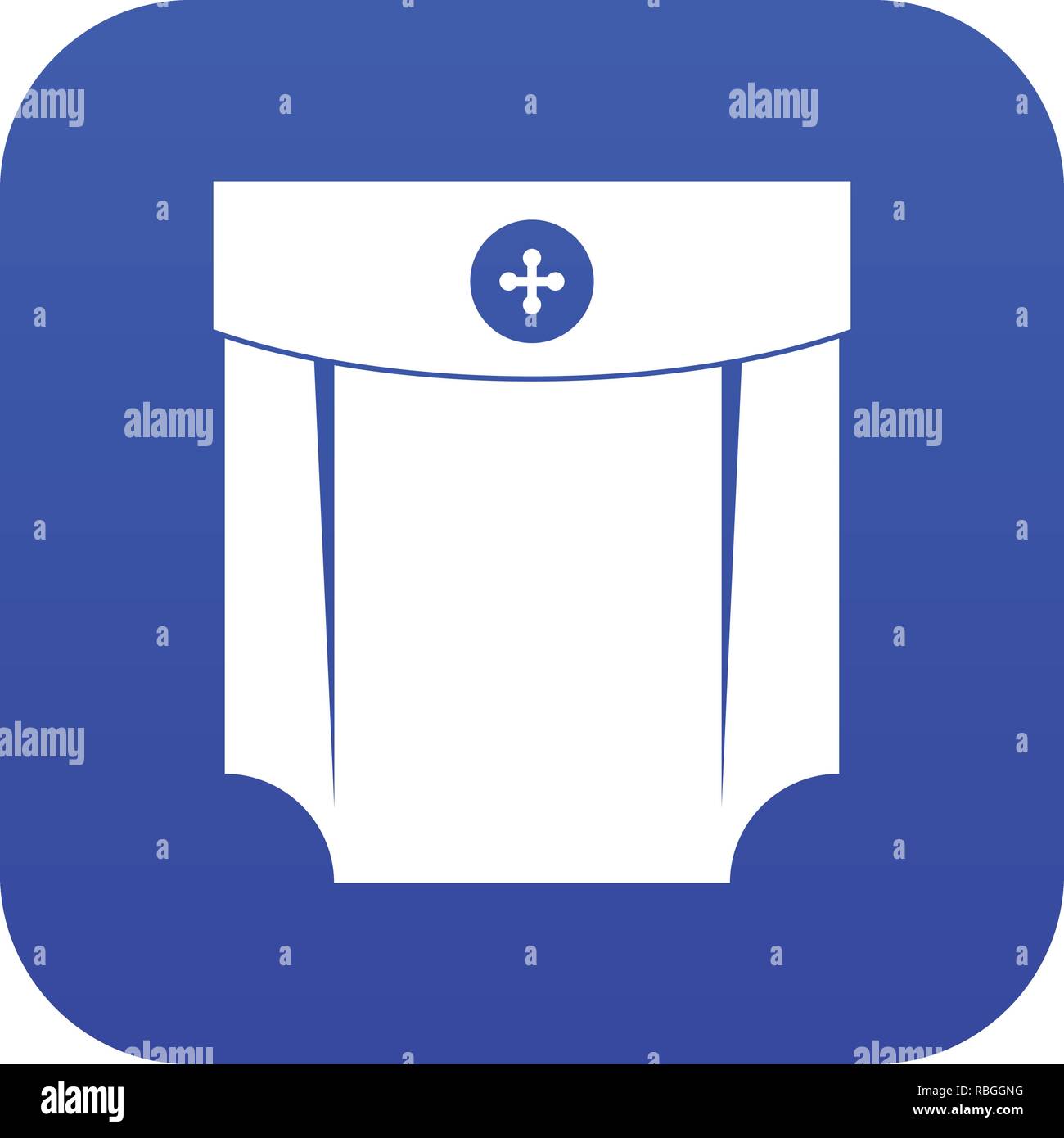 Pocket design icon digital blue Stock Vector Image & Art - Alamy