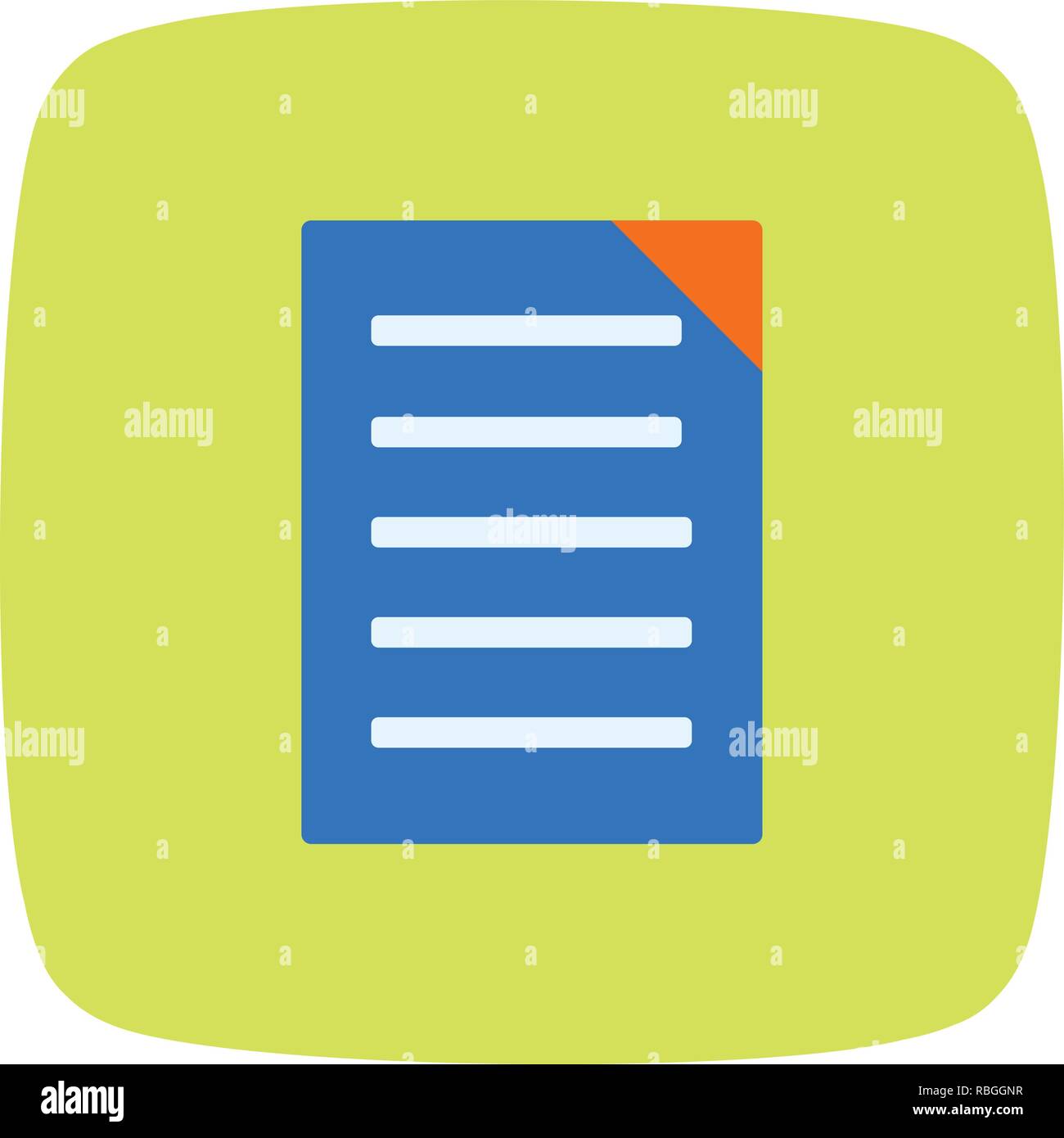 Vector Document Icon Stock Vector Image & Art - Alamy