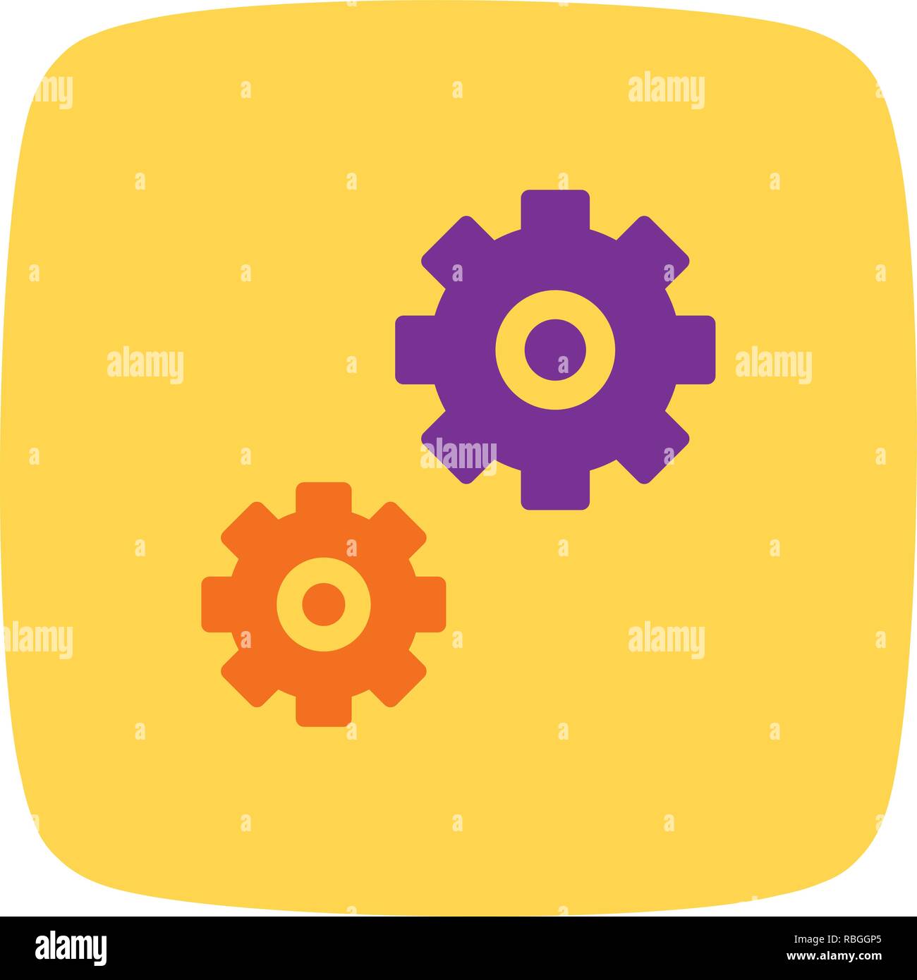 Vector Settings Icon Stock Vector Image & Art - Alamy