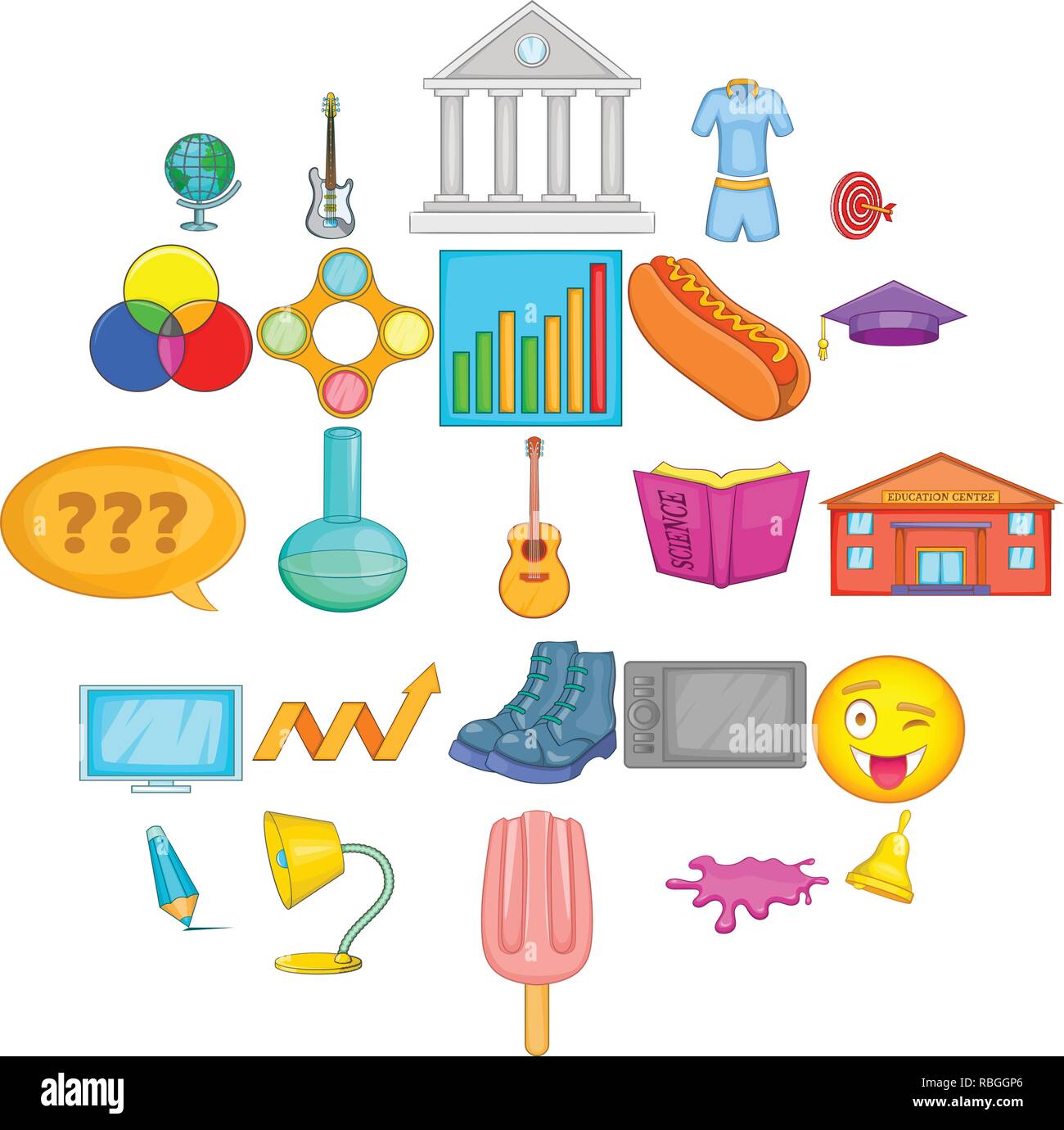 Elite icons set, cartoon style Stock Vector Image & Art - Alamy