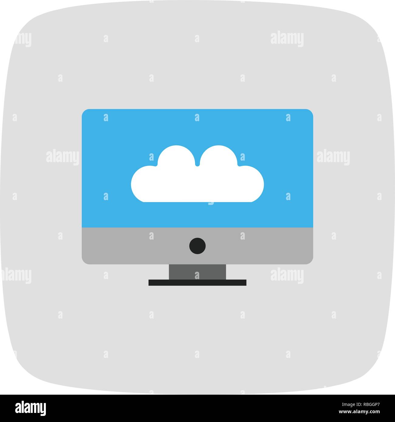 Vector Connected to Cloud Icon Stock Vector Image & Art - Alamy