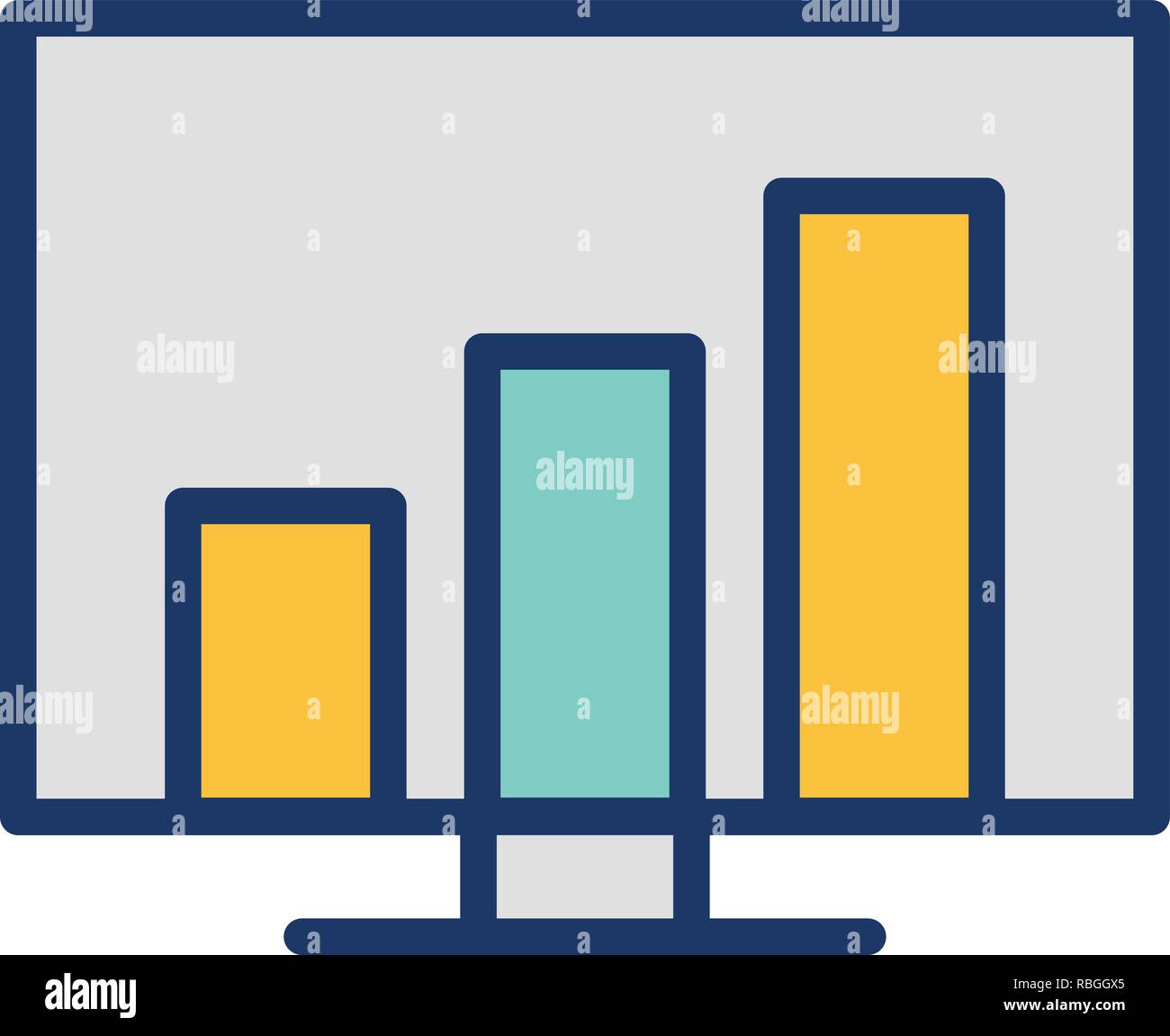 Vector Stats Icon Stock Vector Image & Art - Alamy