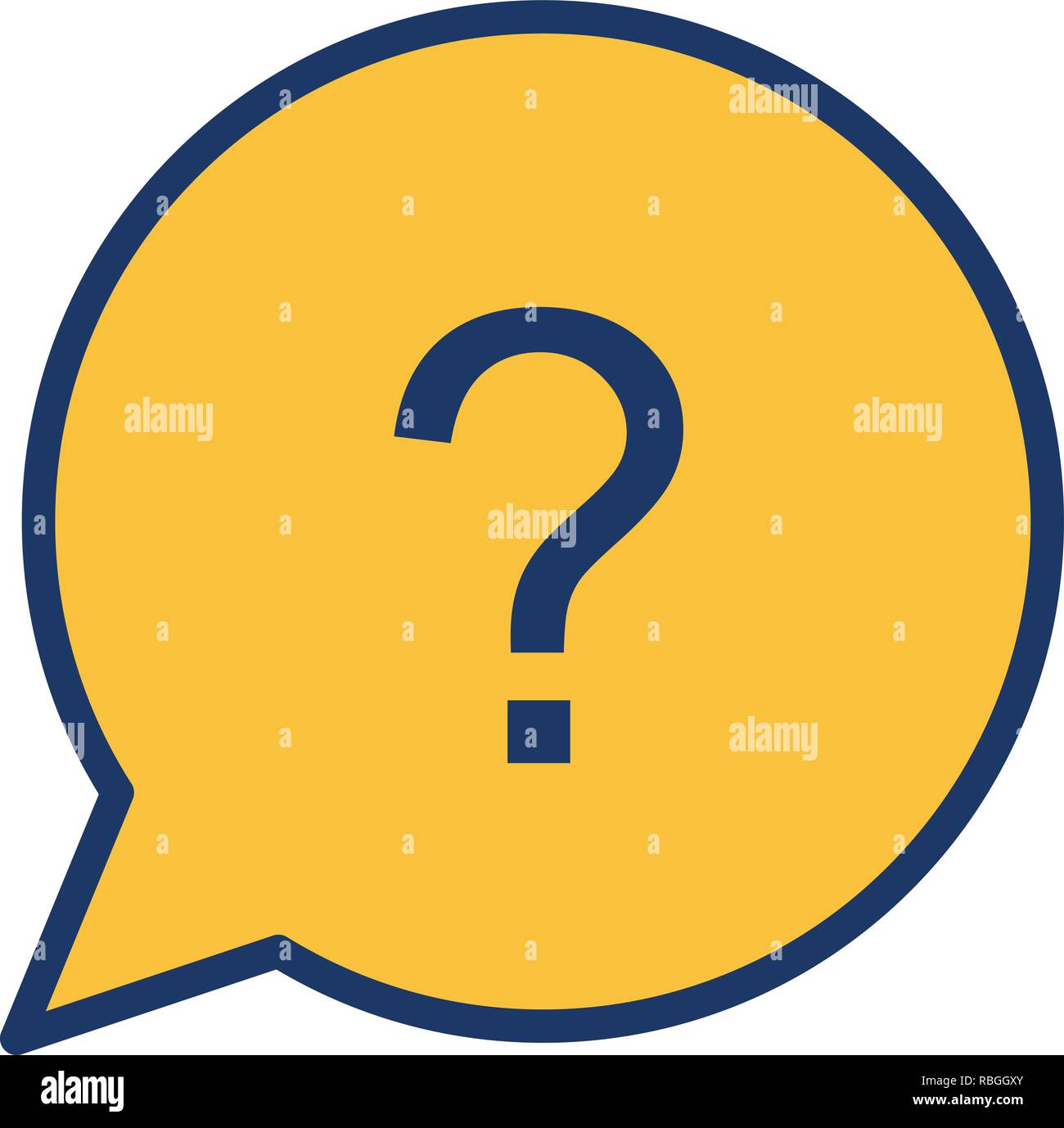 Vector Question Icon Stock Vector Image & Art - Alamy