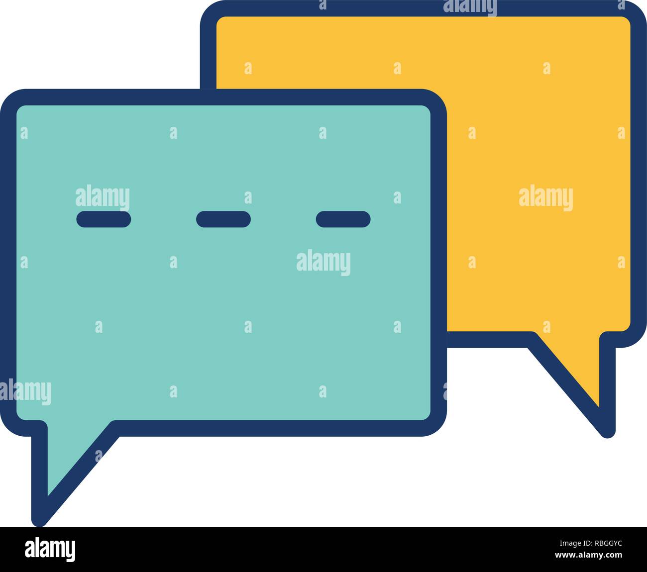 Vector Conversation Icon Stock Vector Image & Art - Alamy