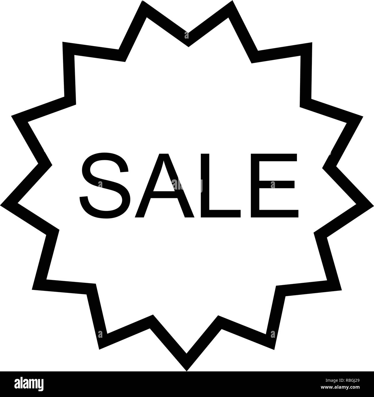 Vector Sale Icon Stock Vector Image & Art - Alamy