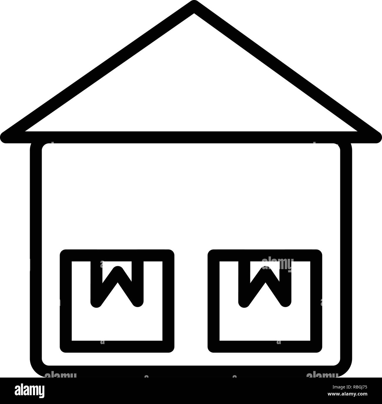 Vector Storage Unit Icon Stock Vector Image & Art - Alamy