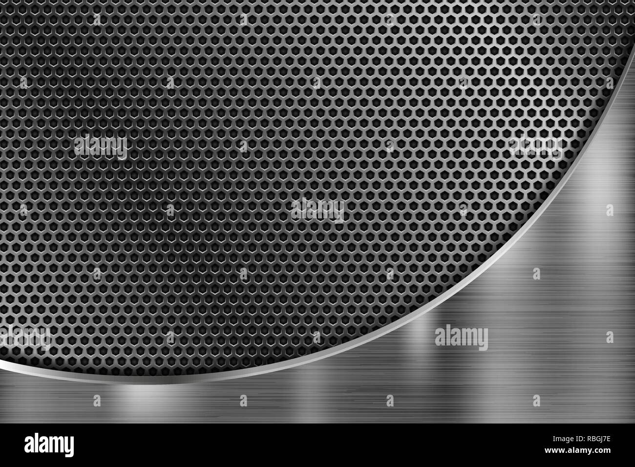 Perforated metal texture. Scratched metallic surface Stock Vector Image ...