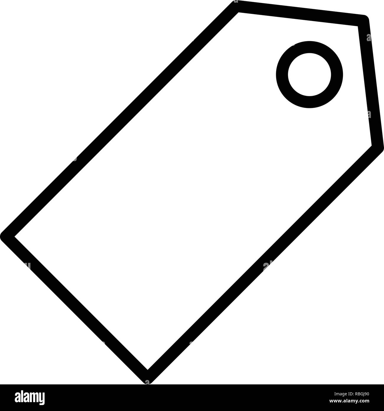 Vector Tag Icon Stock Vector Image & Art - Alamy