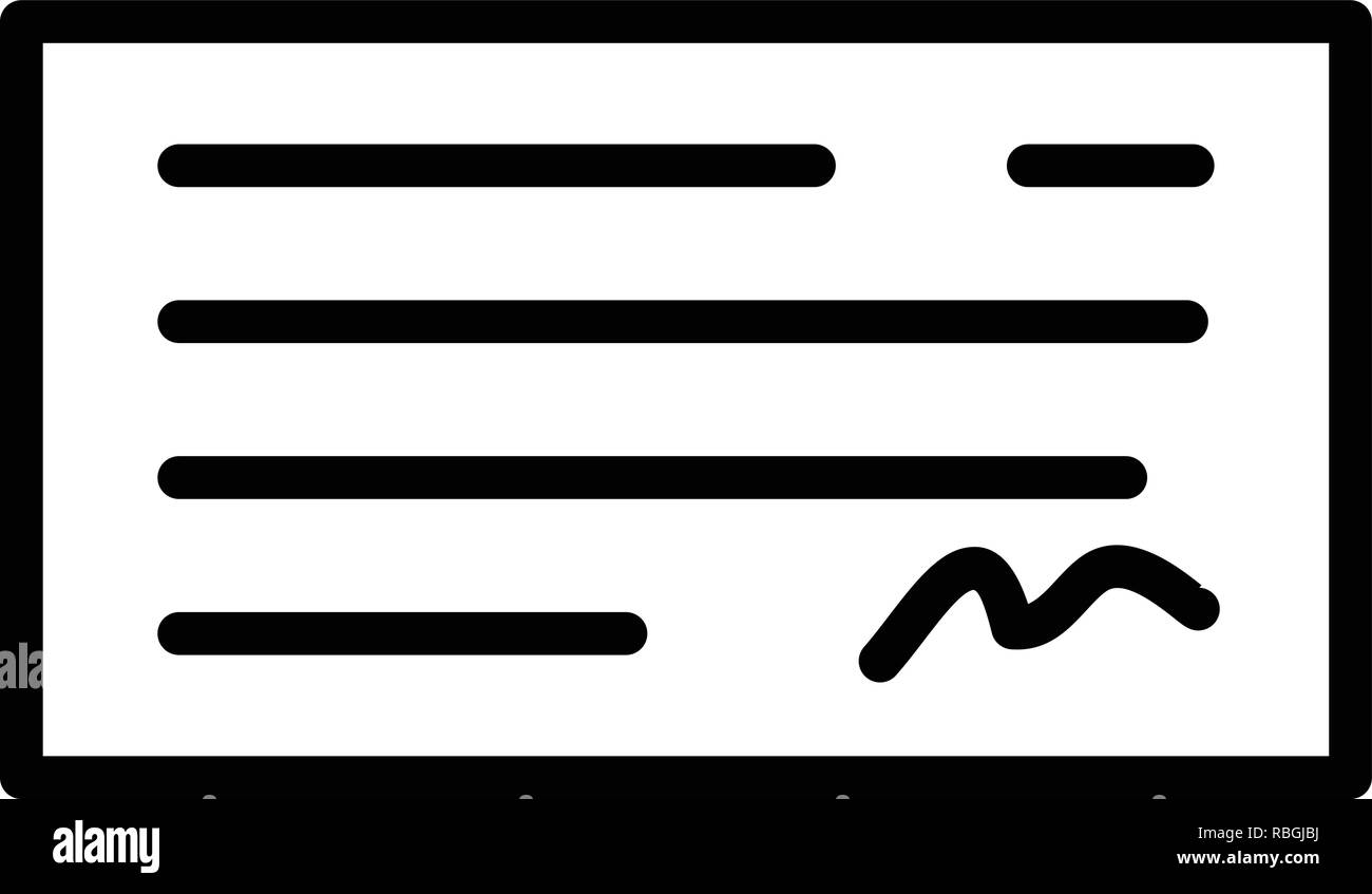 Cheque book design Stock Vector Images - Alamy