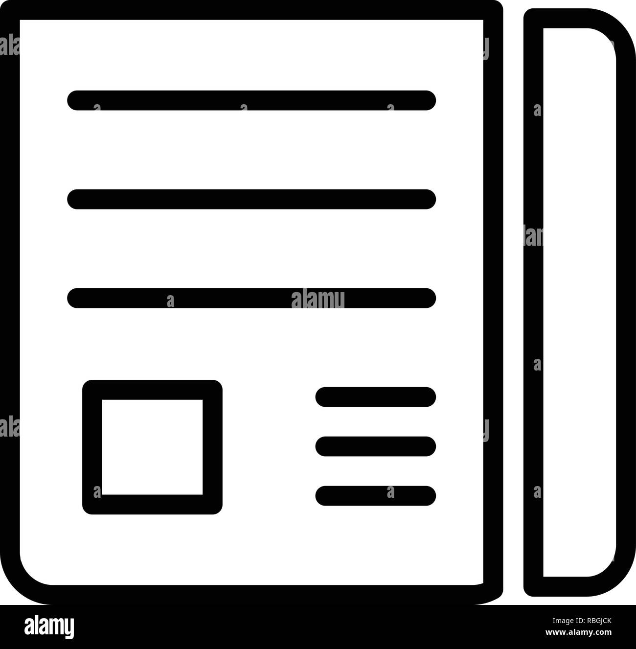 Vector News Icon Stock Vector Image & Art - Alamy