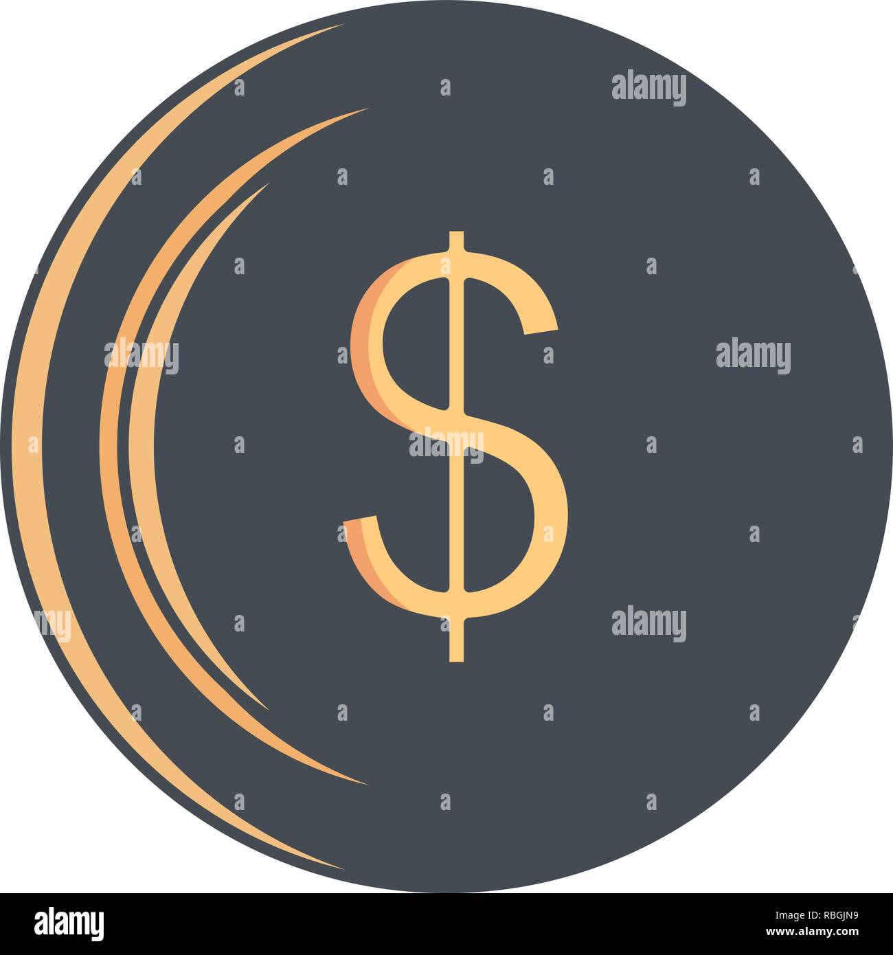 Vector Dollars Icon Stock Vector Image & Art - Alamy
