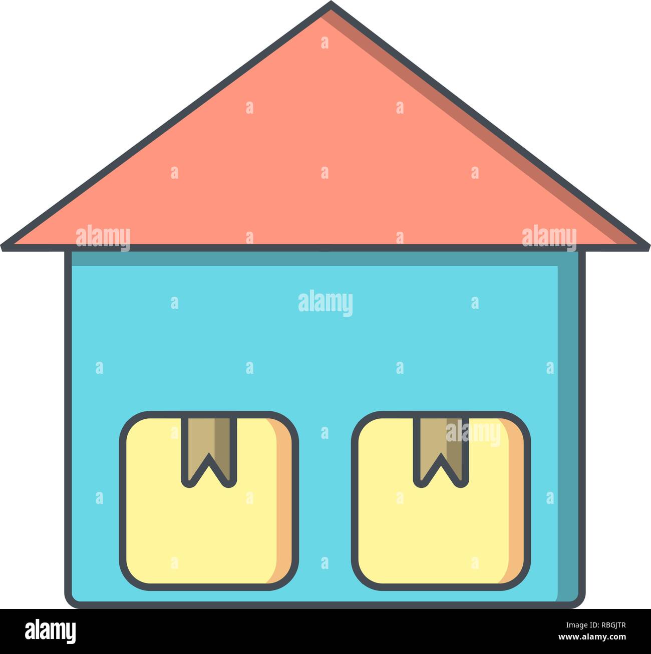 Vector Storage Unit Icon Stock Vector Image & Art - Alamy