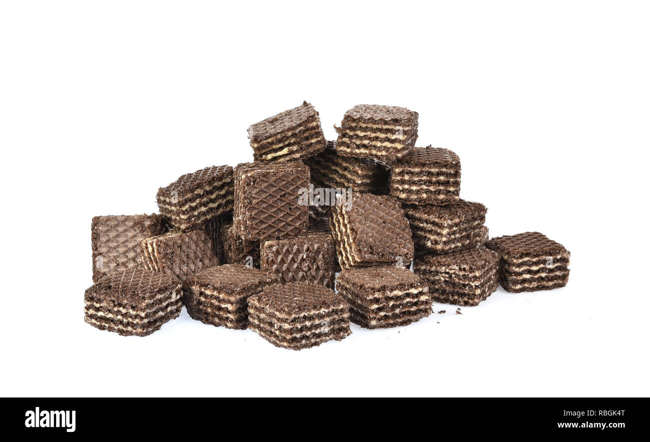 wafers isolated on white background Stock Photo - Alamy