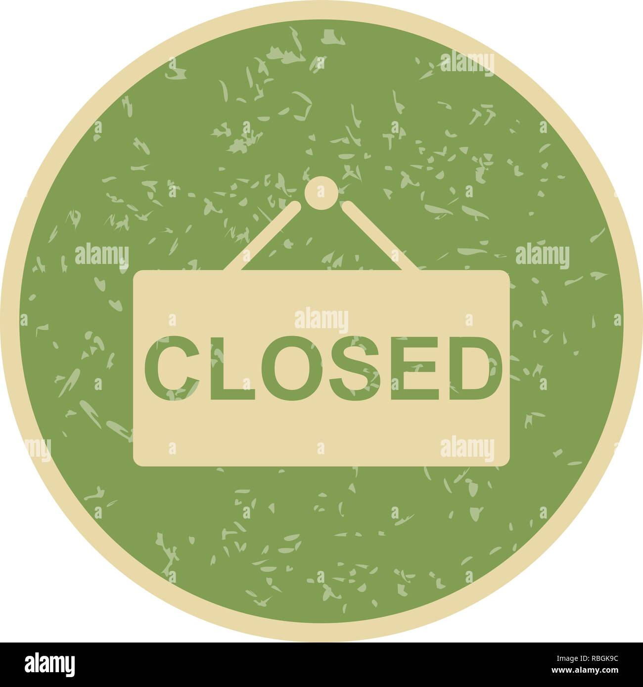 Vector Closed Sign Icon Stock Vector Image & Art - Alamy