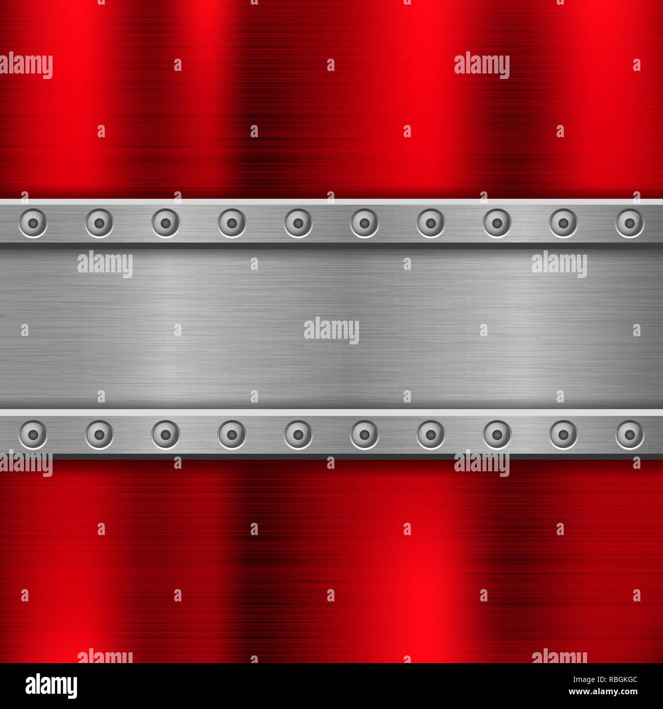 Metal background with iron plate with rivets Stock Vector Image & Art ...