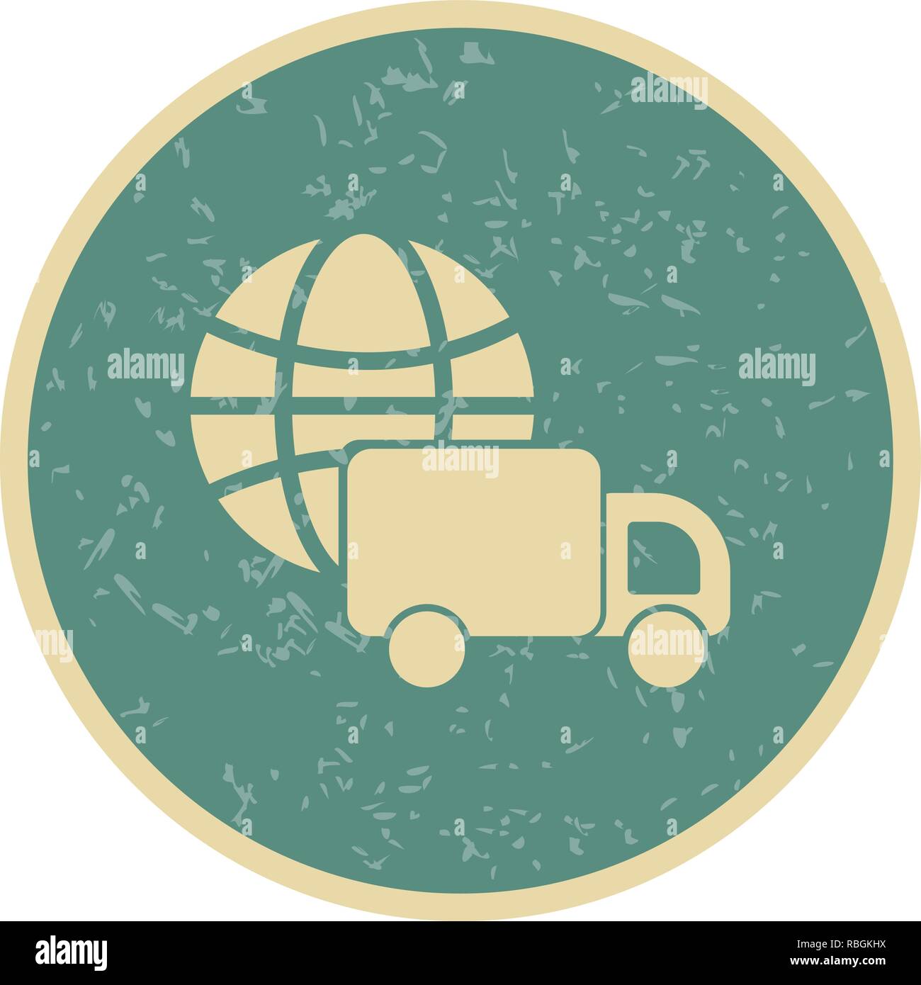 Vector Global Delivery Icon Stock Vector Image & Art - Alamy