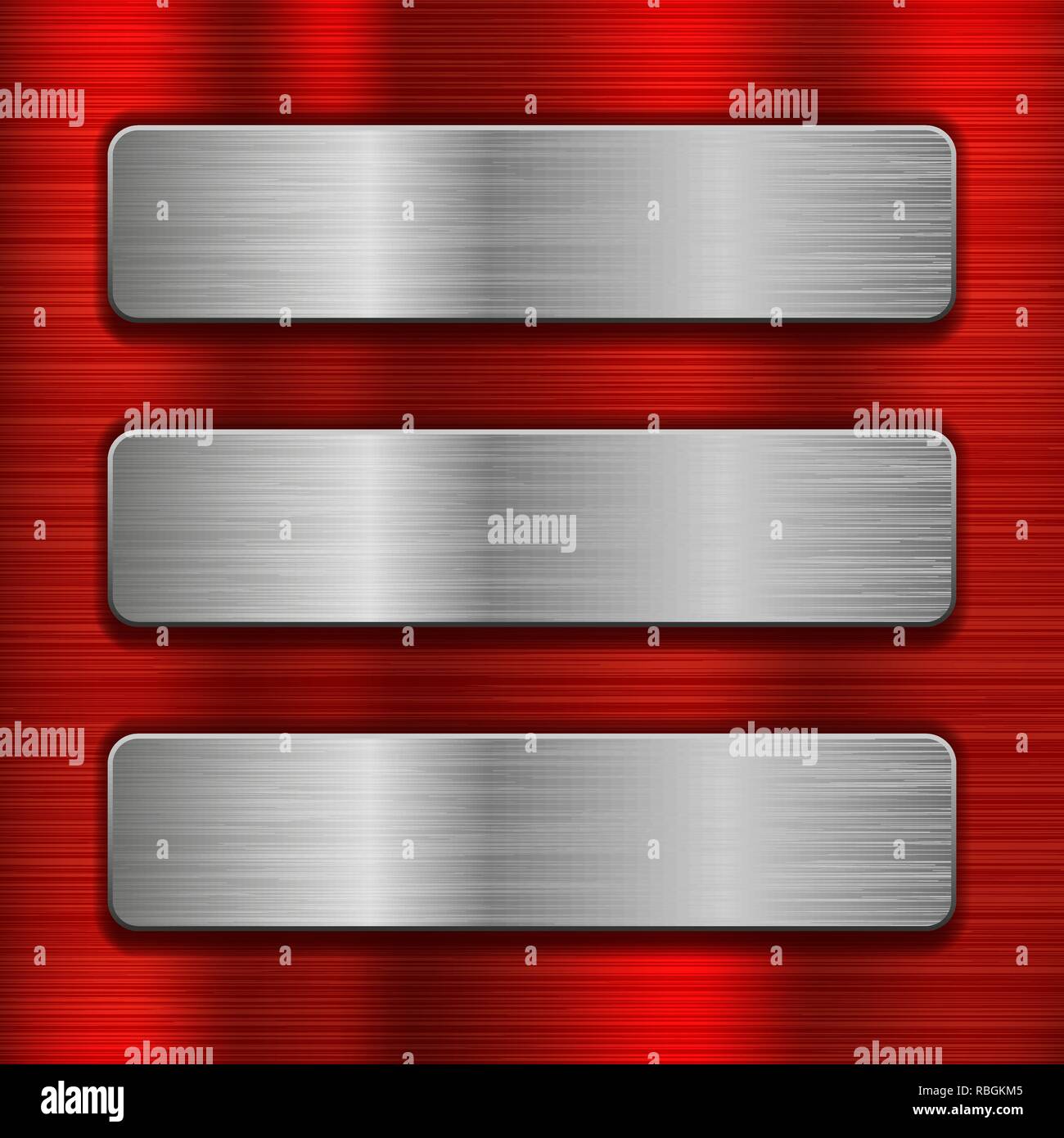 Metal background with iron rectangle plates Stock Vector Image & Art ...