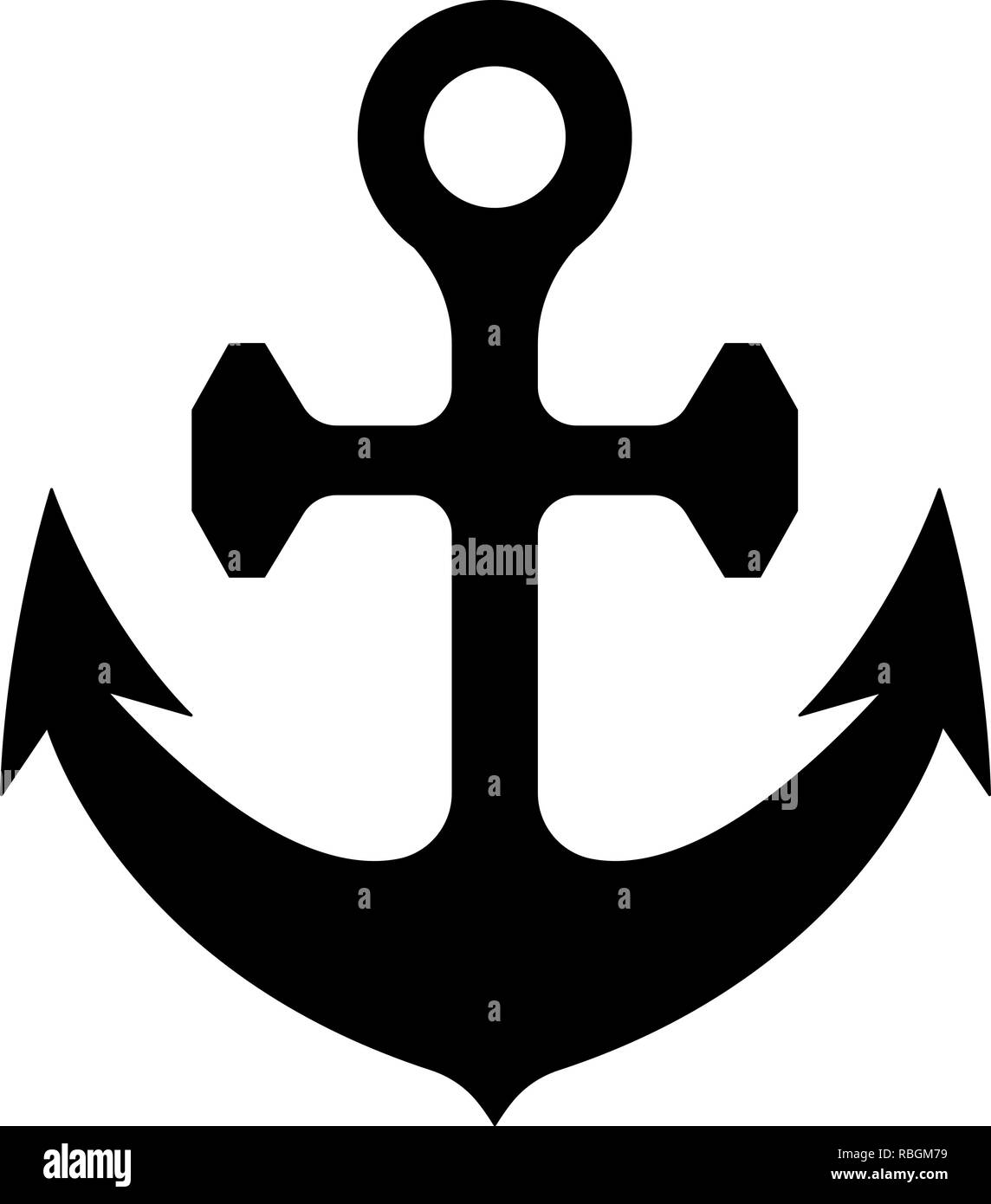 Simple black silhouette metal Stock Vector Images - Alamy