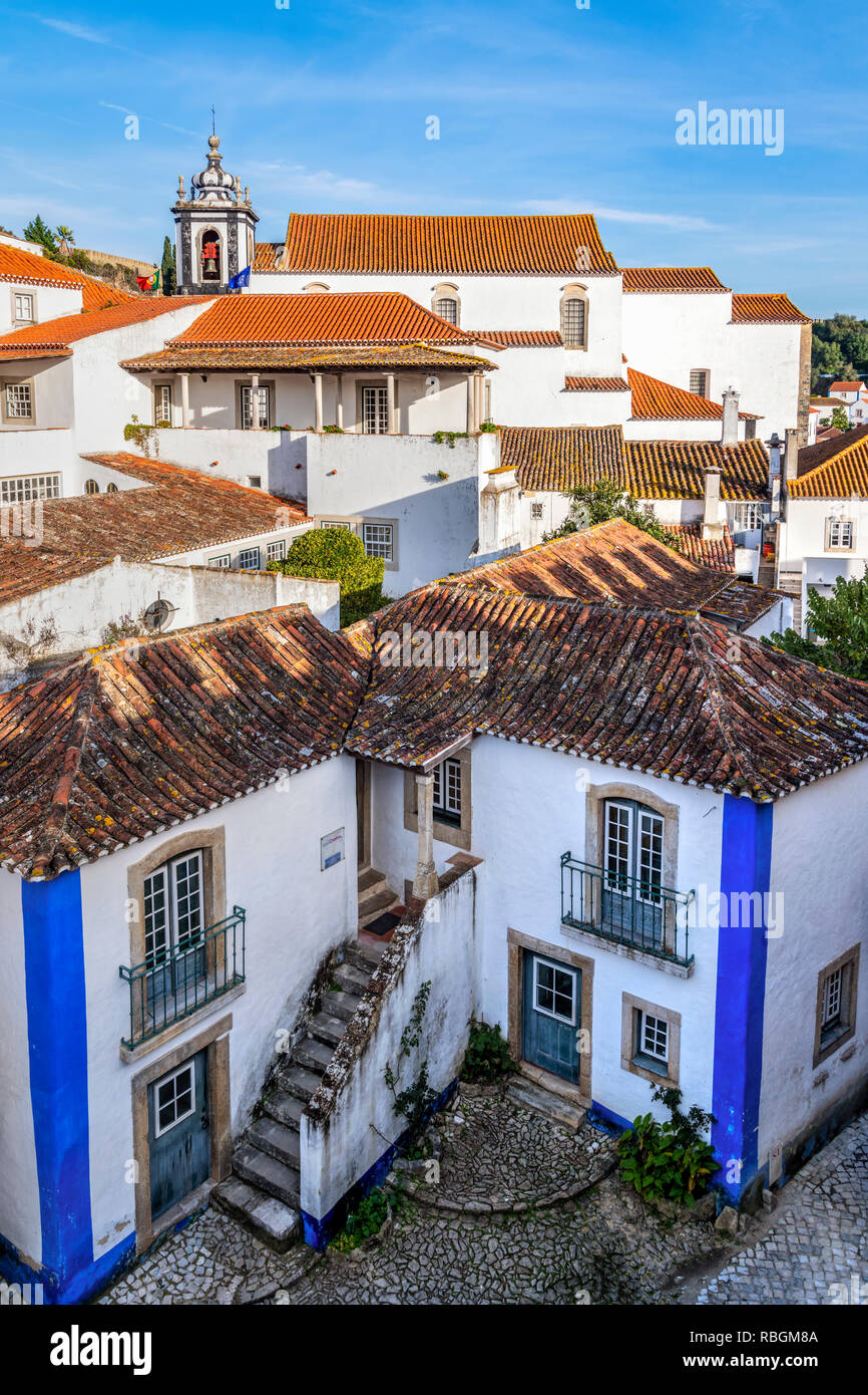 Obidos town walls hi-res stock photography and images - Alamy